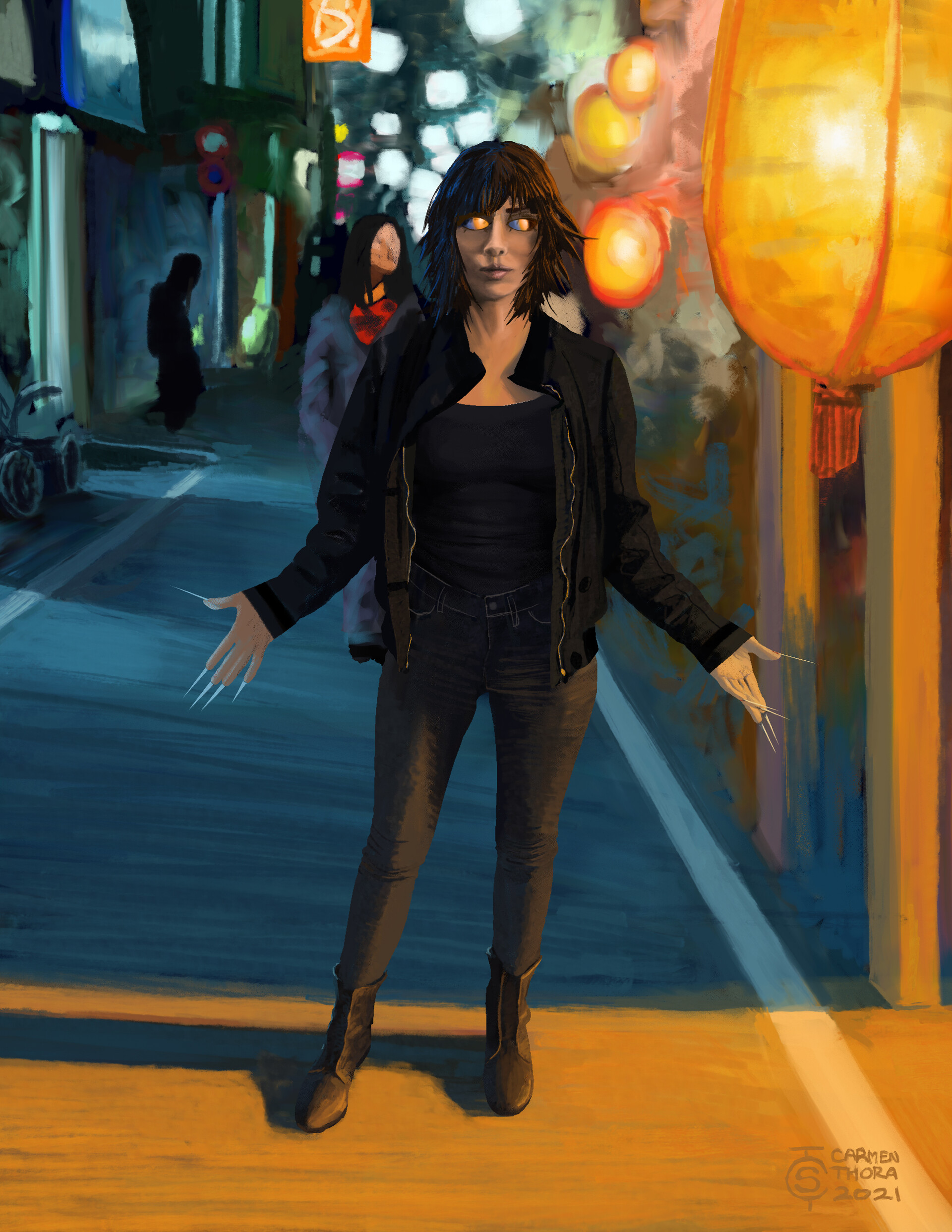 Carmen Thora - Neuromancer - Molly Millions