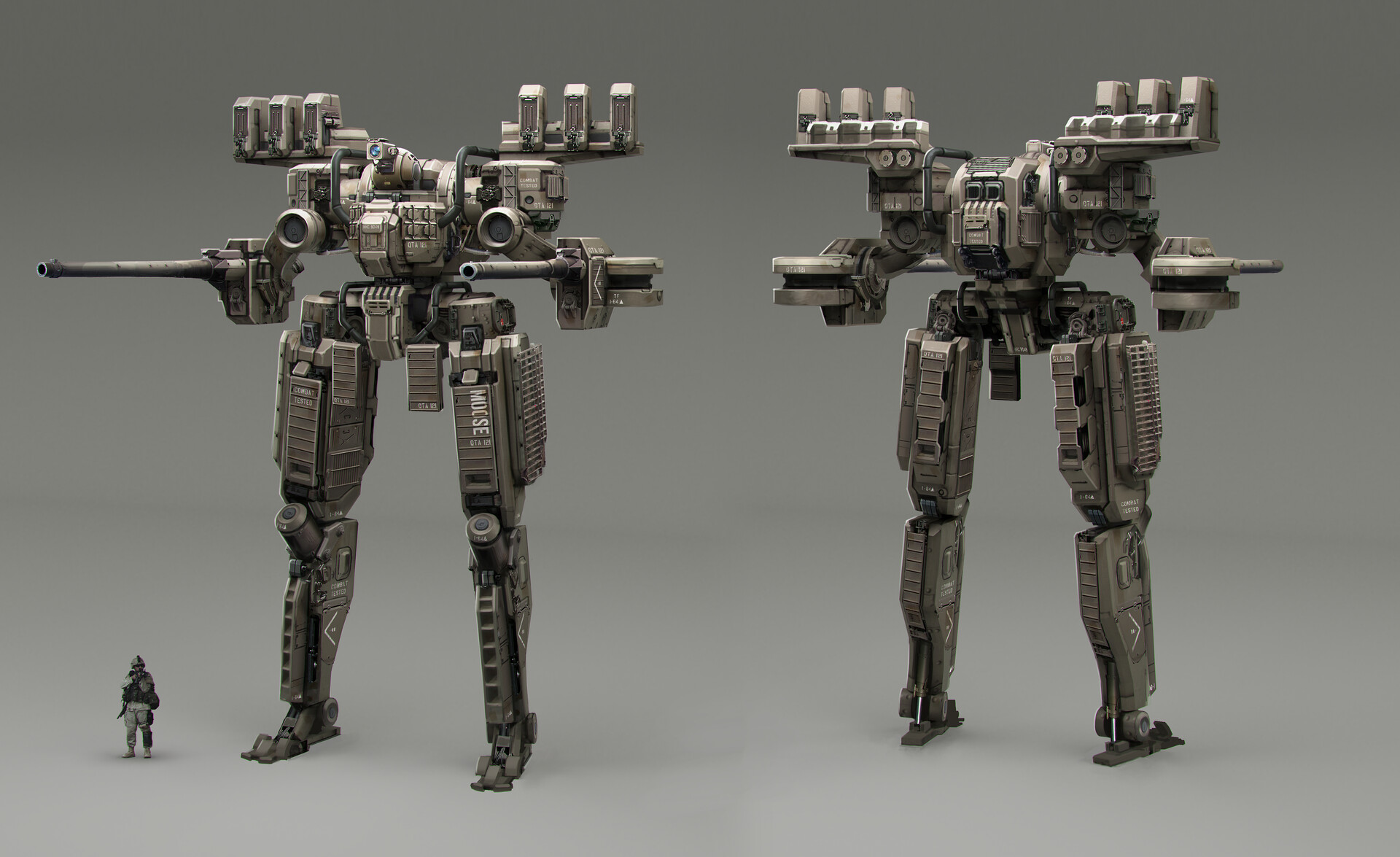 ArtStation - Moose Mech