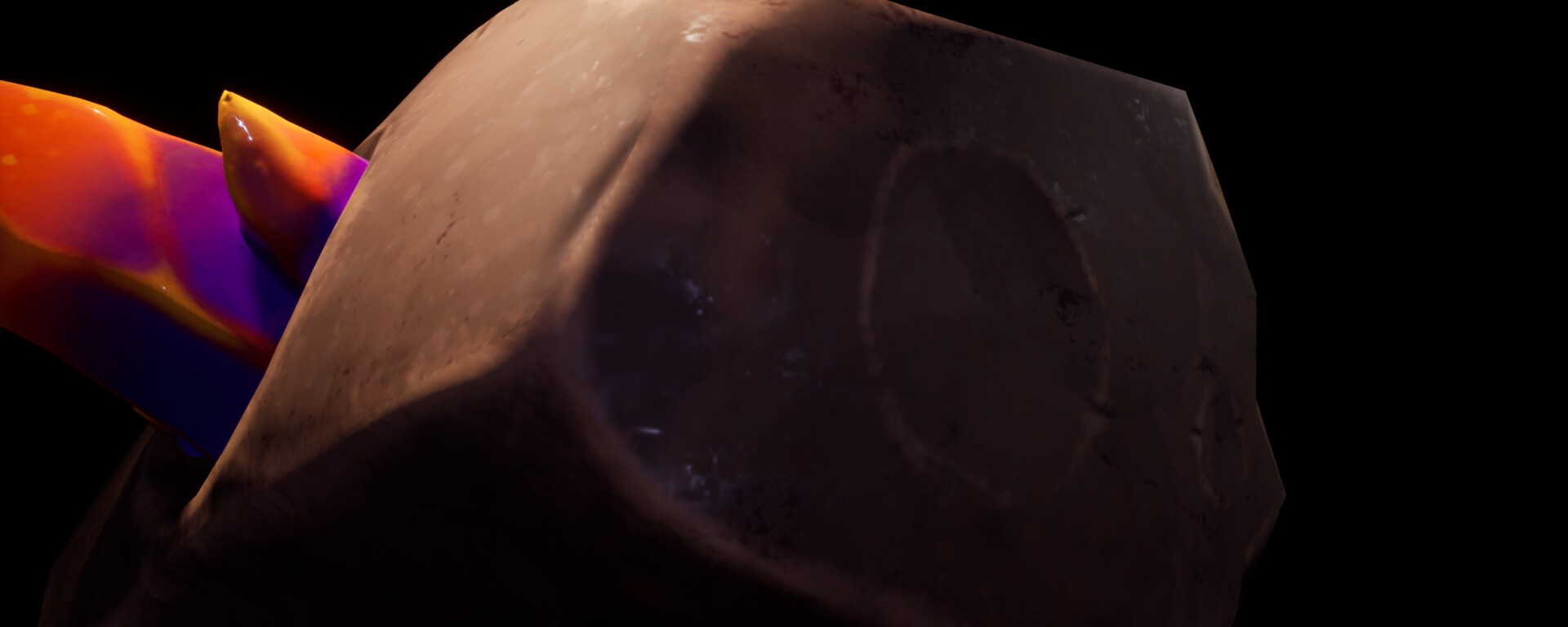 Lapsune - 3D Game Art - Space Infected Rock