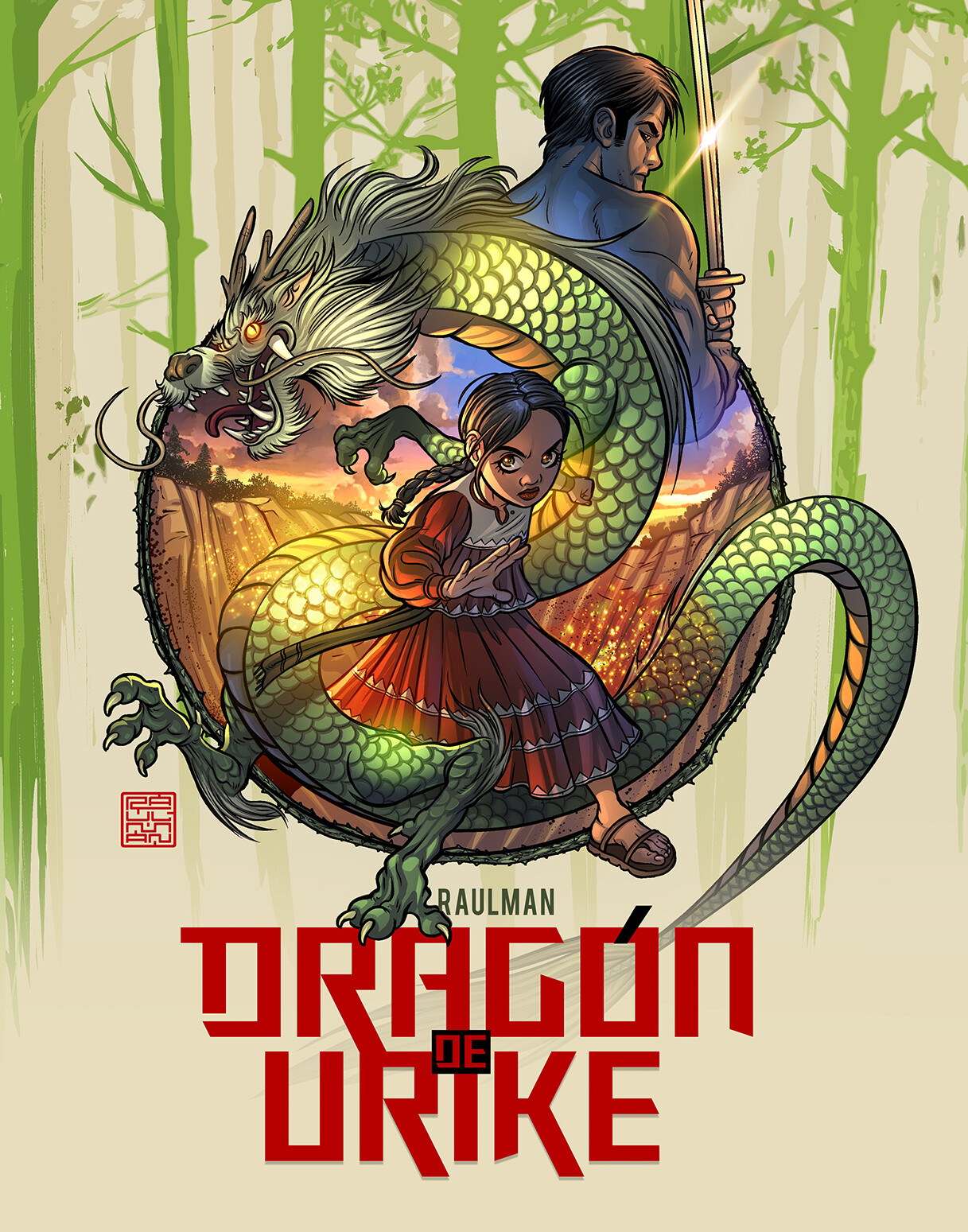 ArtStation - URIKE DRAGON COMIC