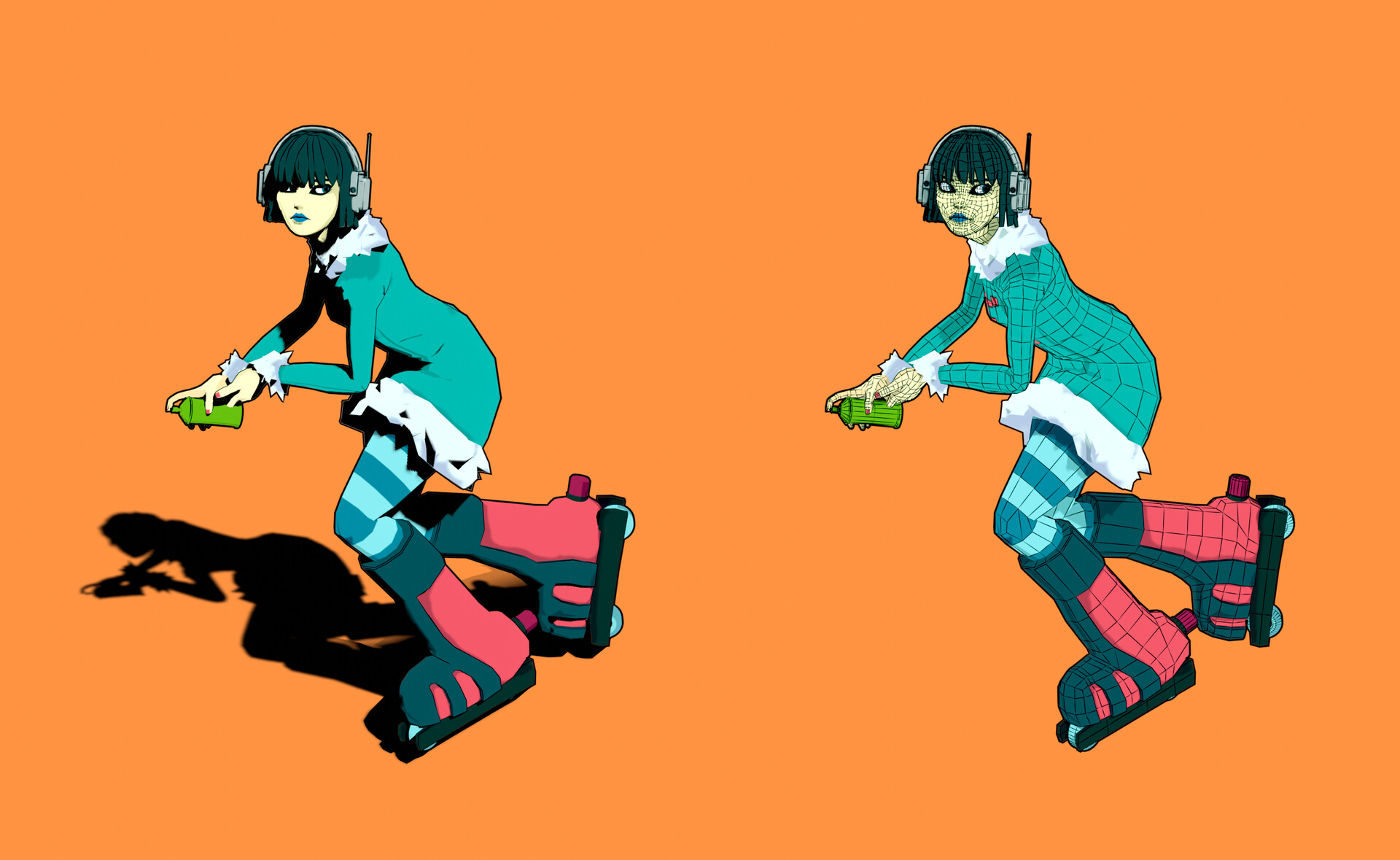 Jacob Rummelhart's Portfolio - Jet Set Radio - Mew