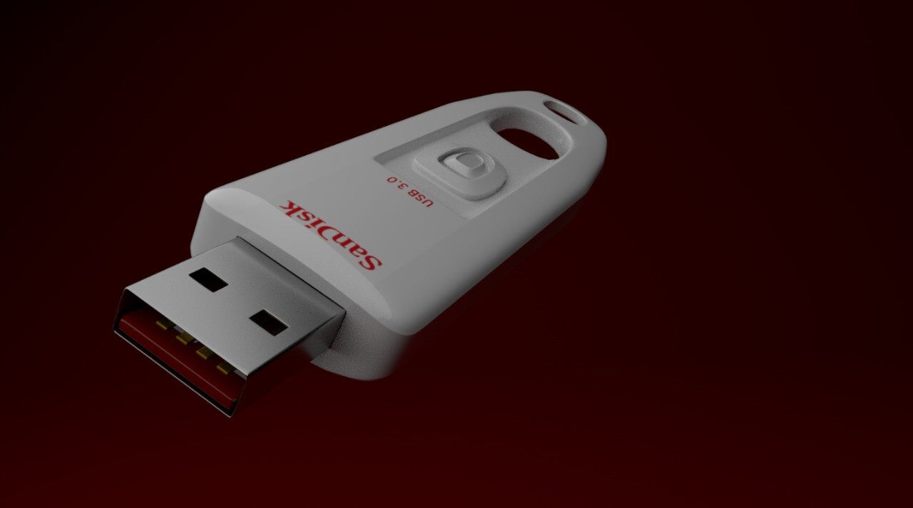 ArtStation - 3D Pen drive model