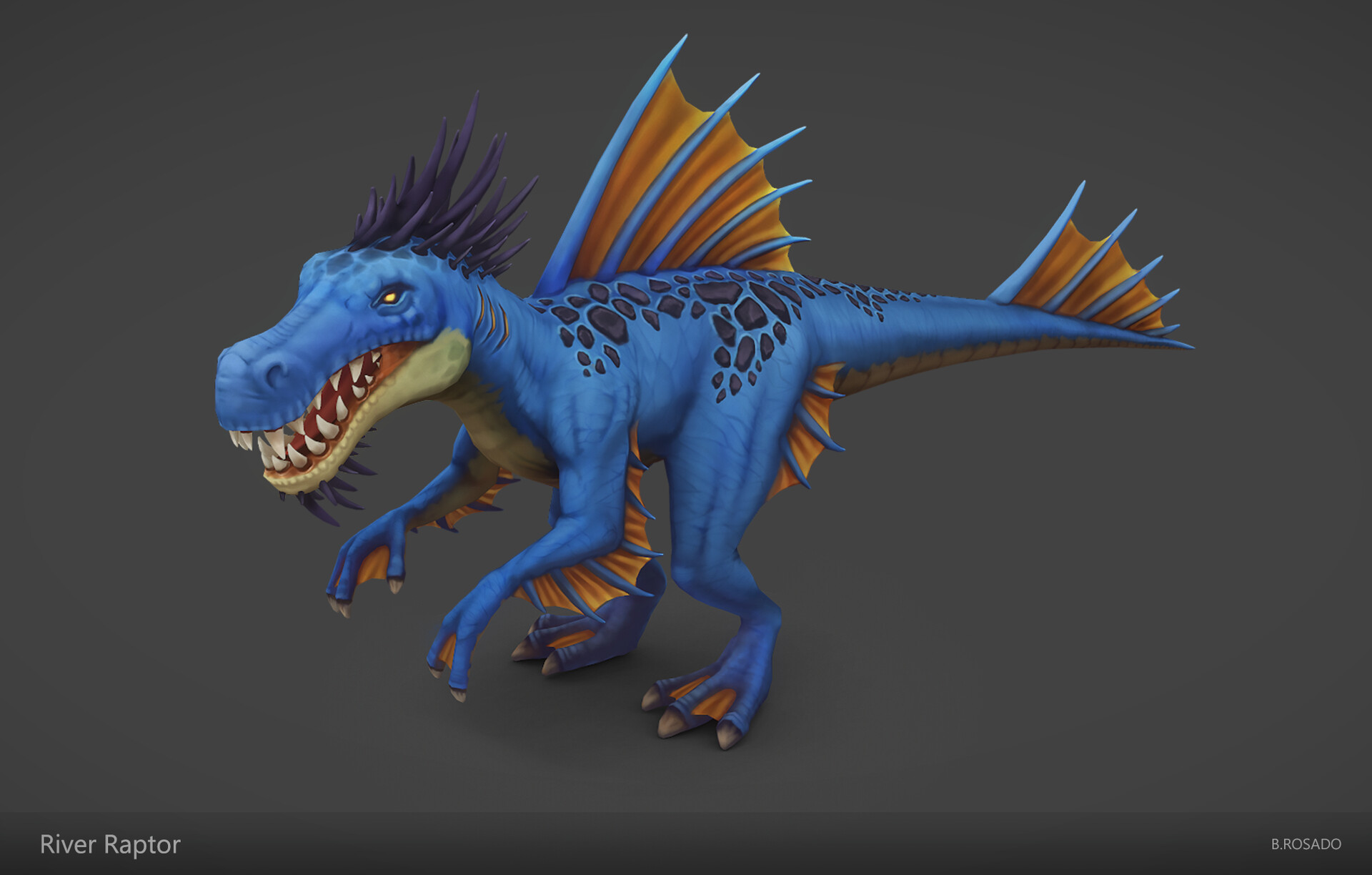 ArtStation - River Raptor