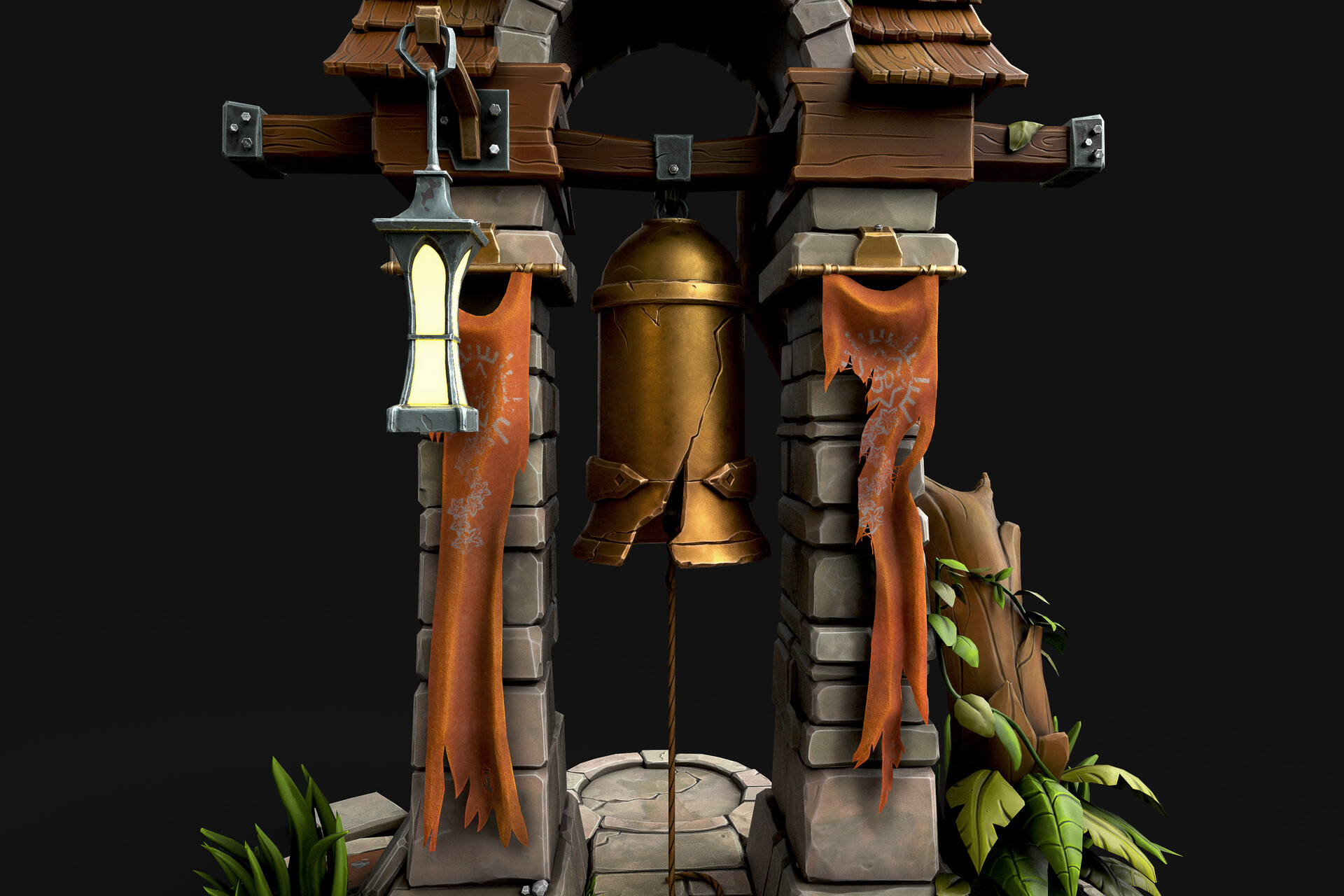 ArtStation - Stylized Bell Tower