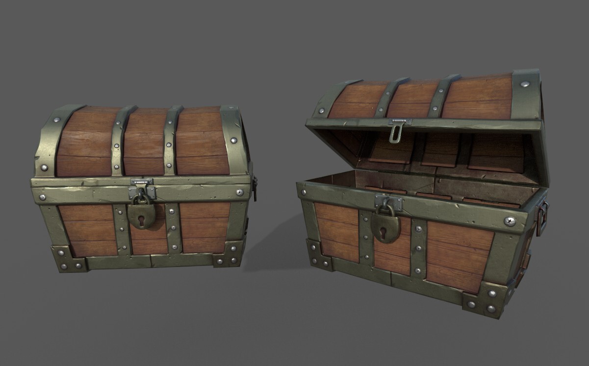 ArtStation - Stylized Chest