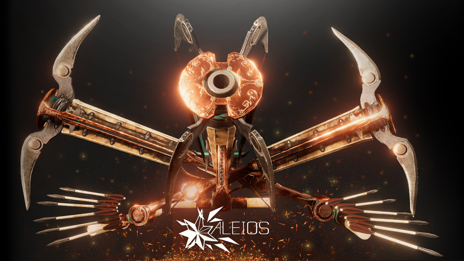 ALEIOS studio - Steampunk Crossbow\Pickaxe - Távros