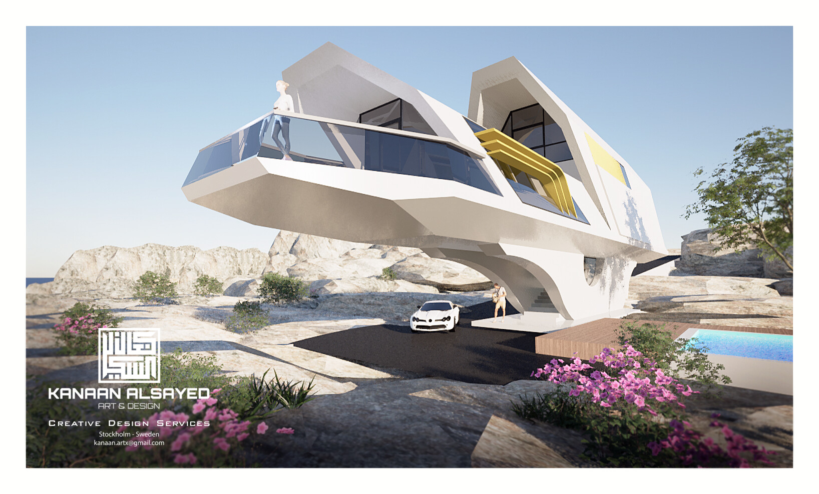 Modern Building Design Concept