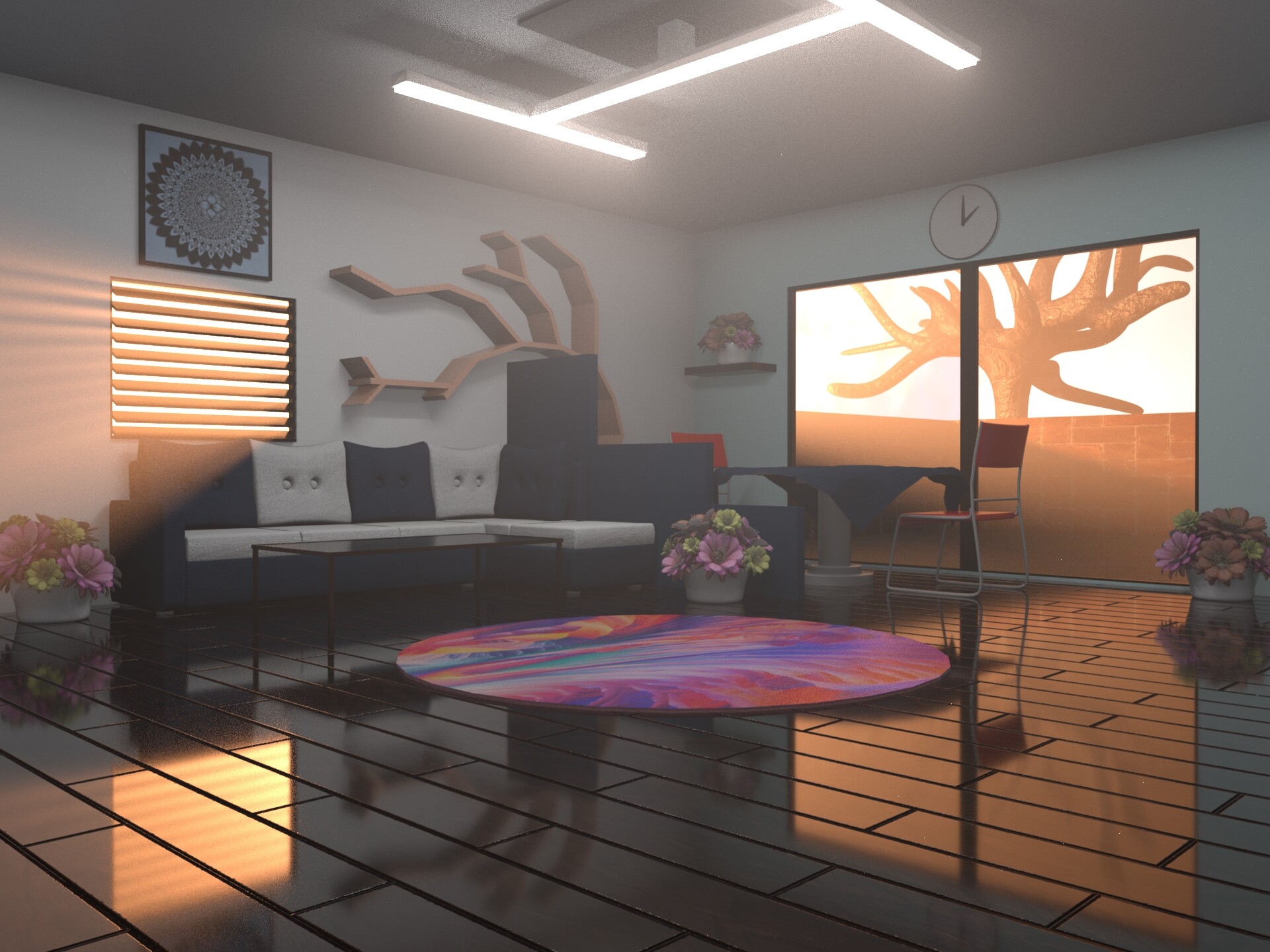 ArtStation - 3D Render for a room