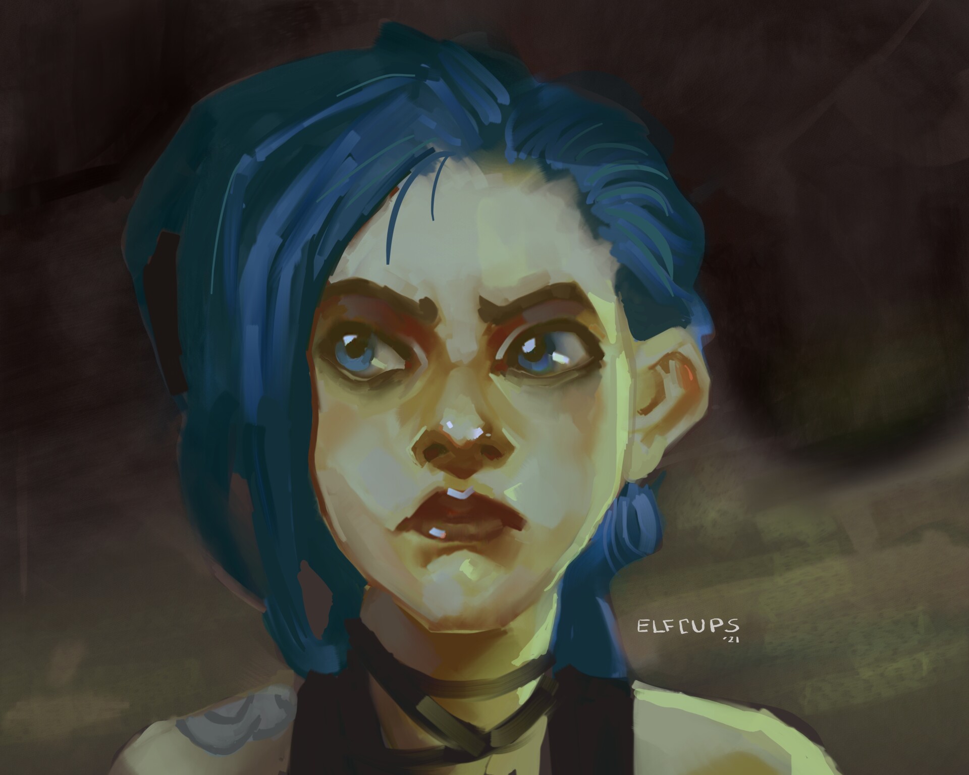 ArtStation - Arcane Jinx Fanart/Study