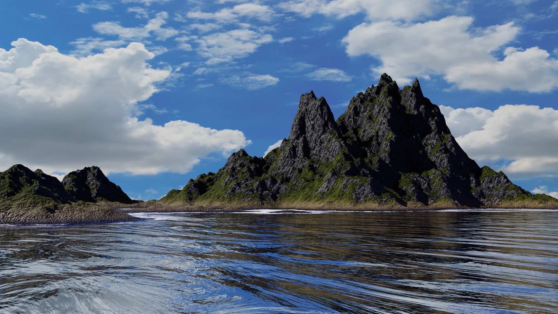 ArtStation - Island Landscape