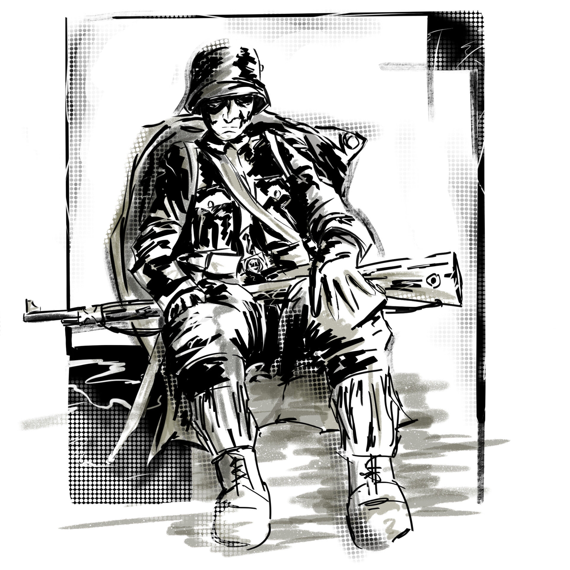 how to draw yoji shinkawa style