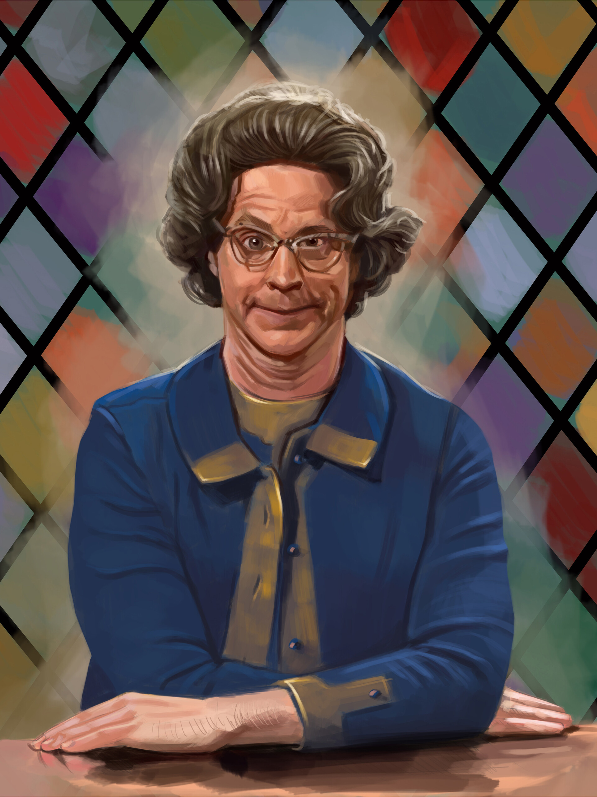 ArtStation - The Church Lady- Realistic