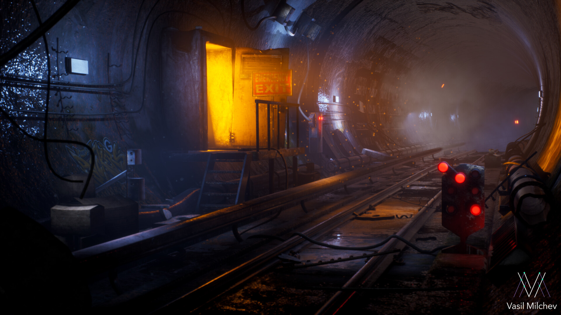 ArtStation - Metro Tunnel