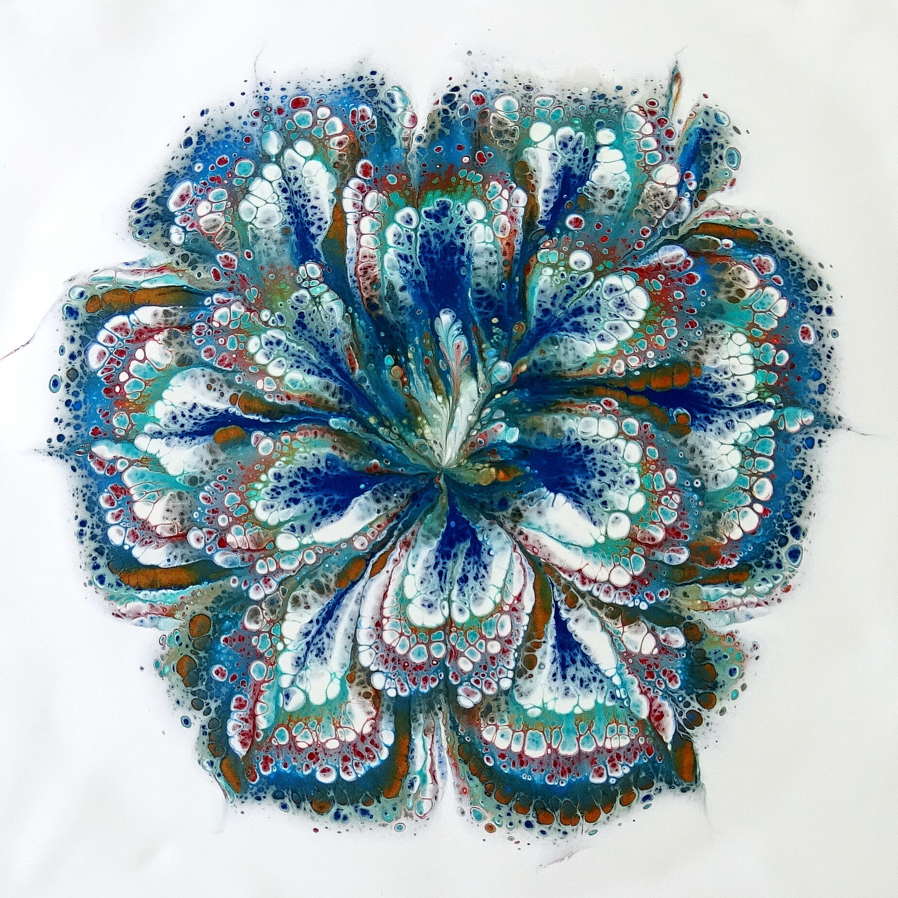 Fiona Art - NEW recipe ~ BEAUTIFUL acrylic pour flower ~ US products ...