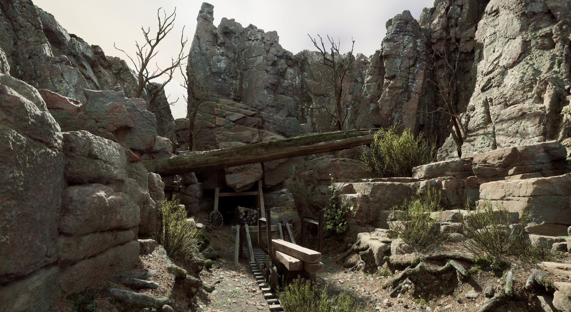 ArtStation - Abandoned Mine