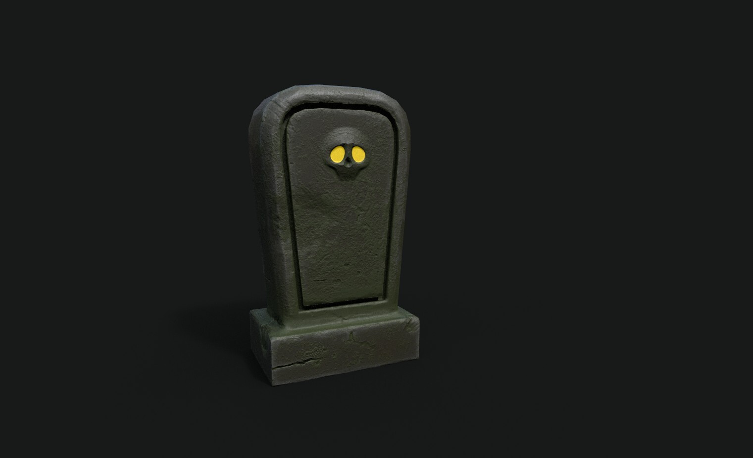 ArtStation - Low poly tombstone for the game.