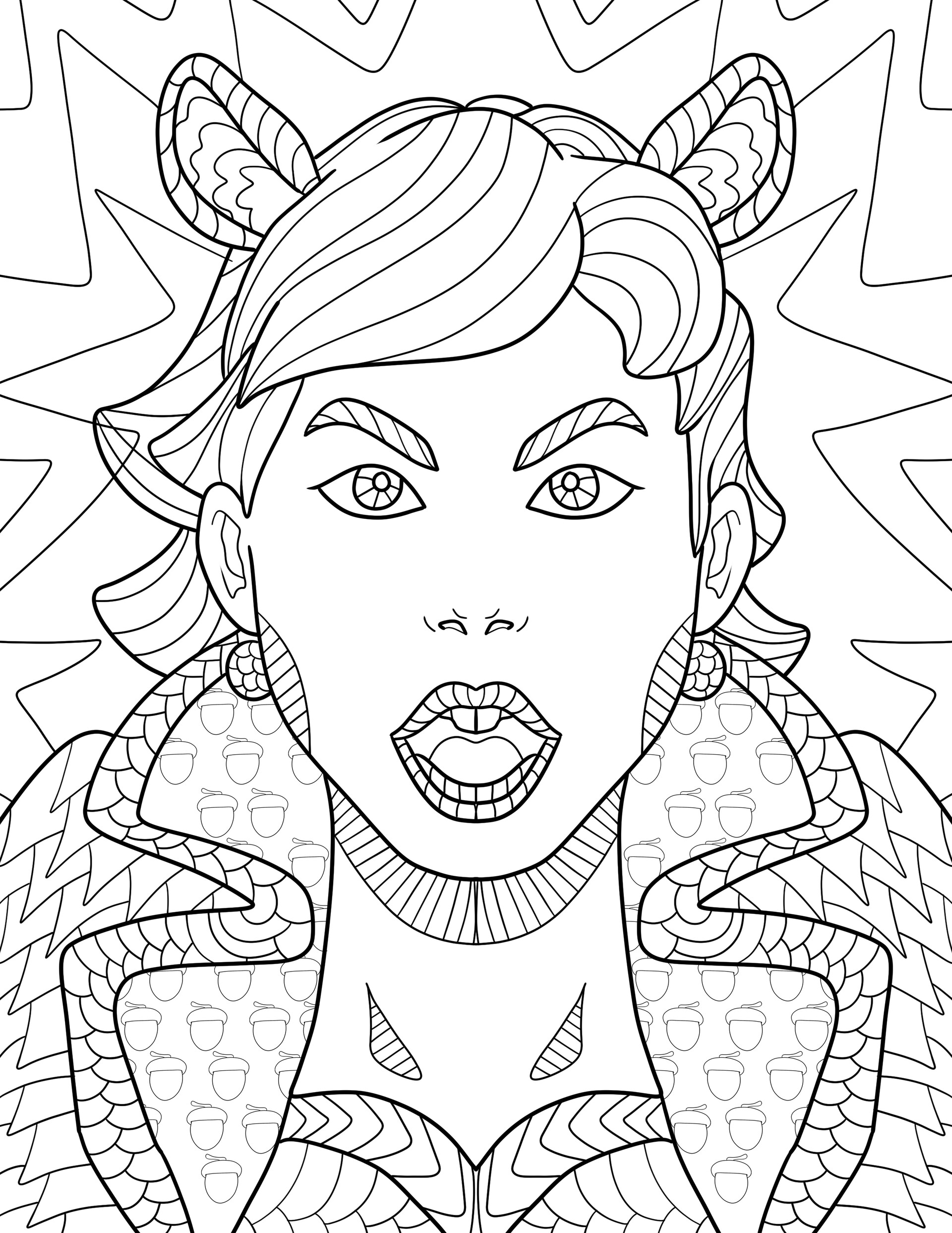 marvel women coloring pages