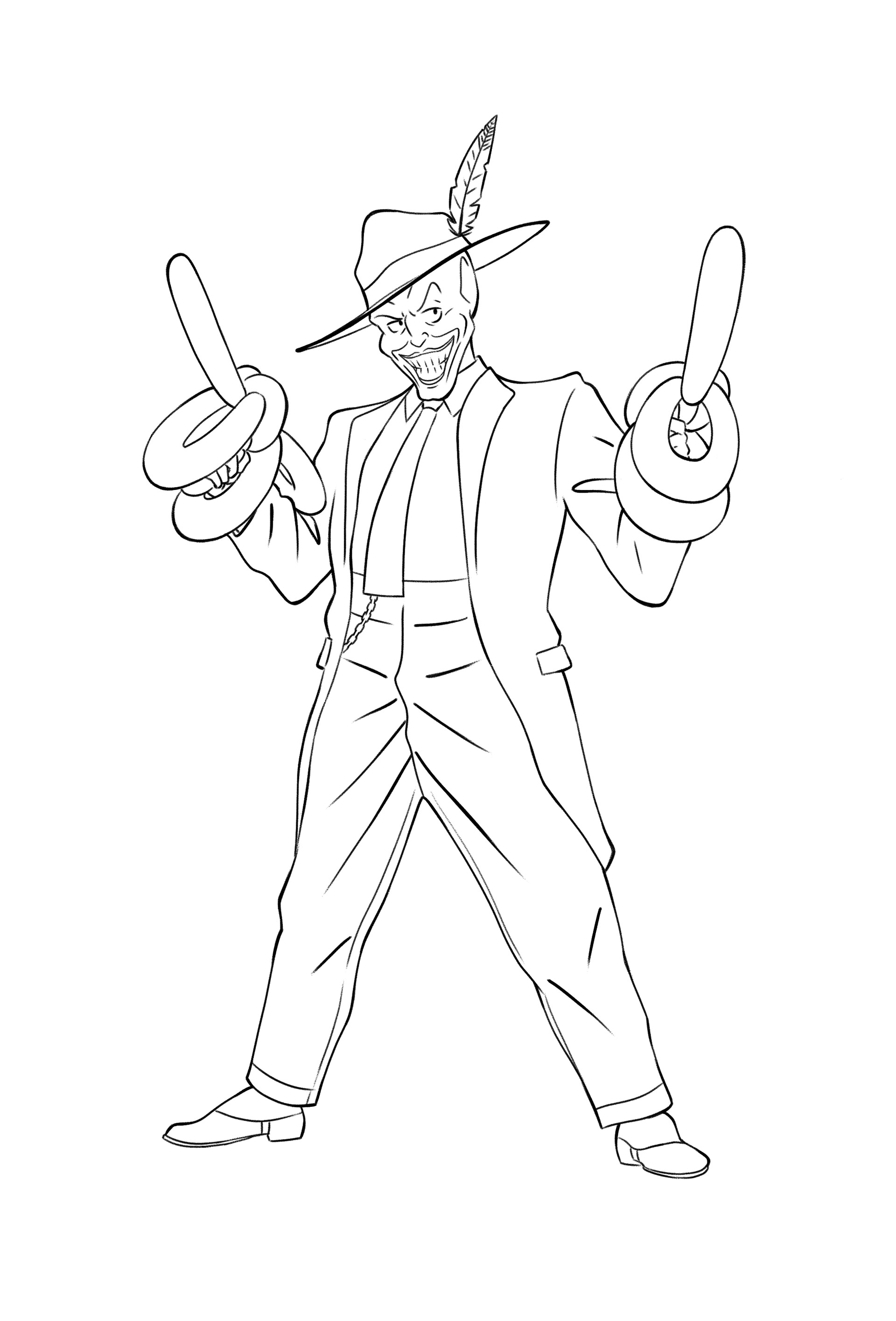 the mask jim carrey coloring pages