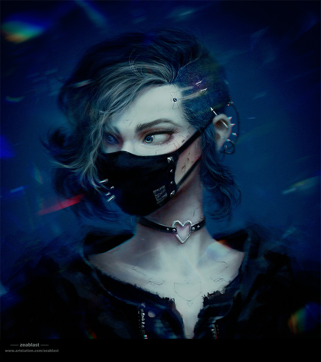 ArtStation - Cyber Girl-K