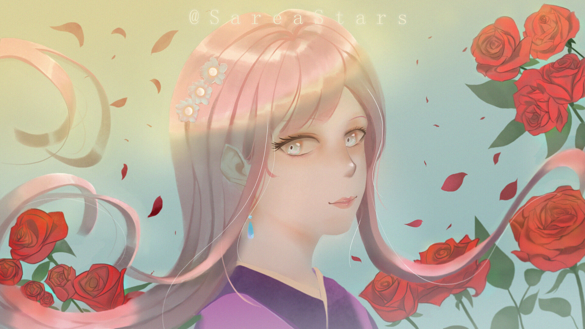 ArtStation - Rose girl