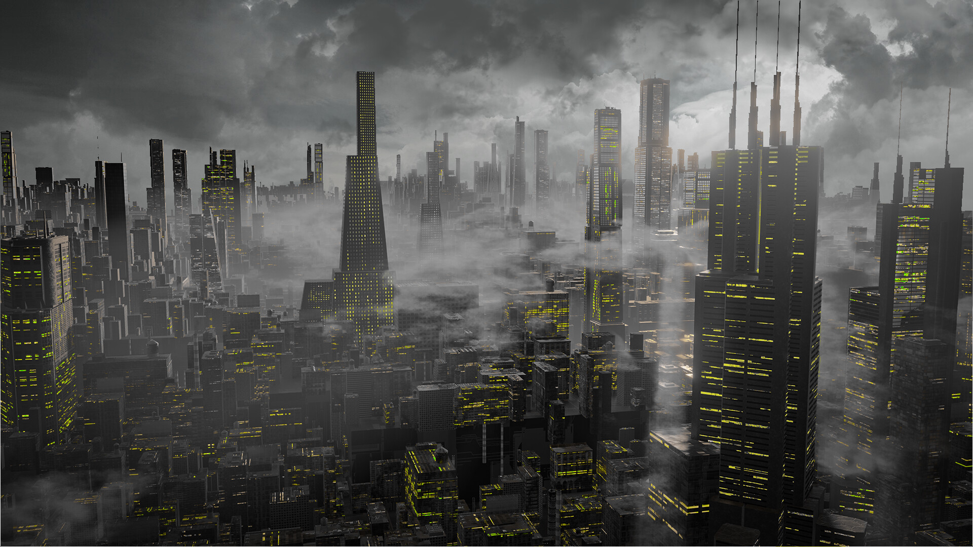 ArtStation - Futuristic Cityscapes
