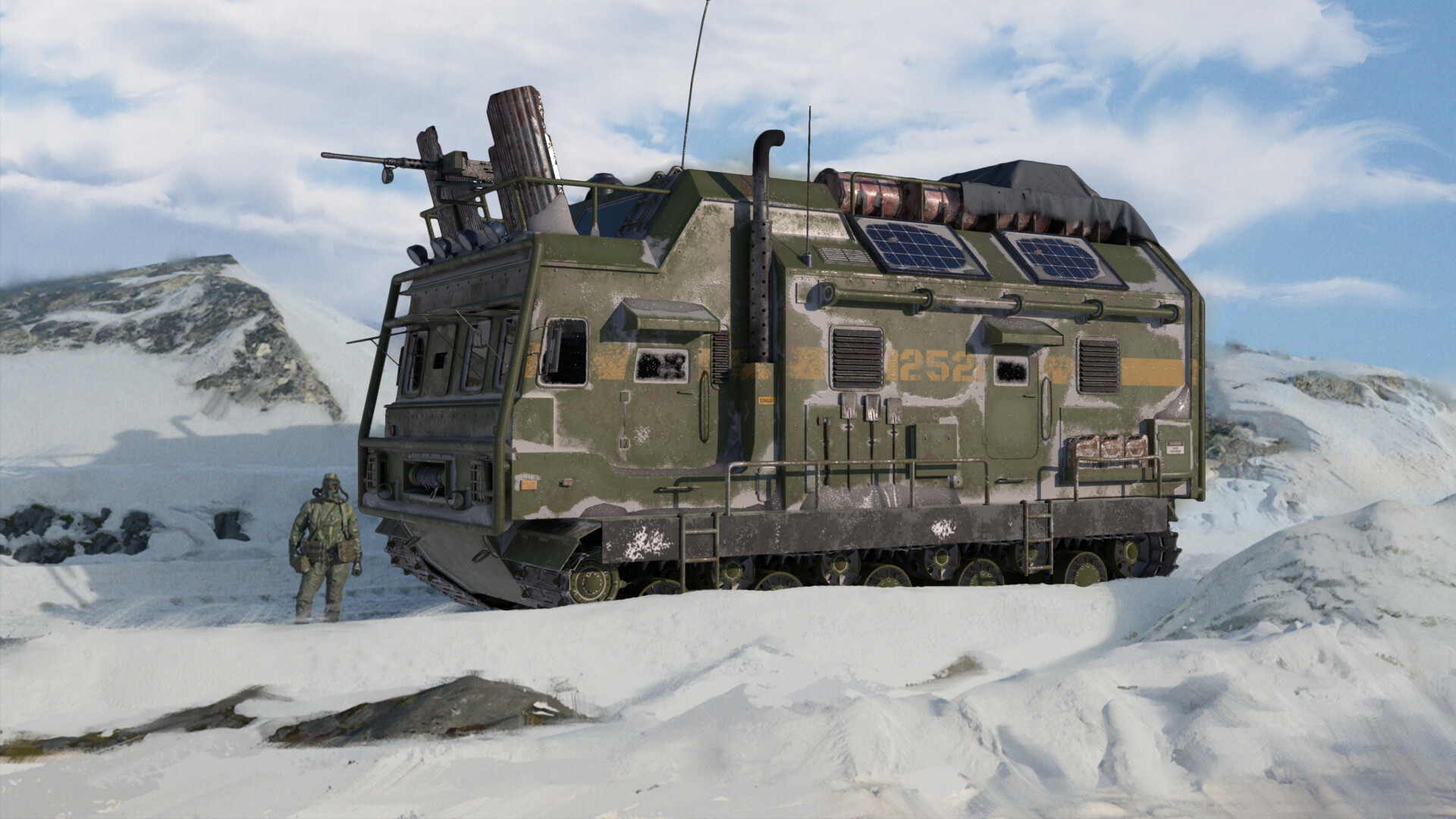 ArtStation - 252 All Terrain Tank
