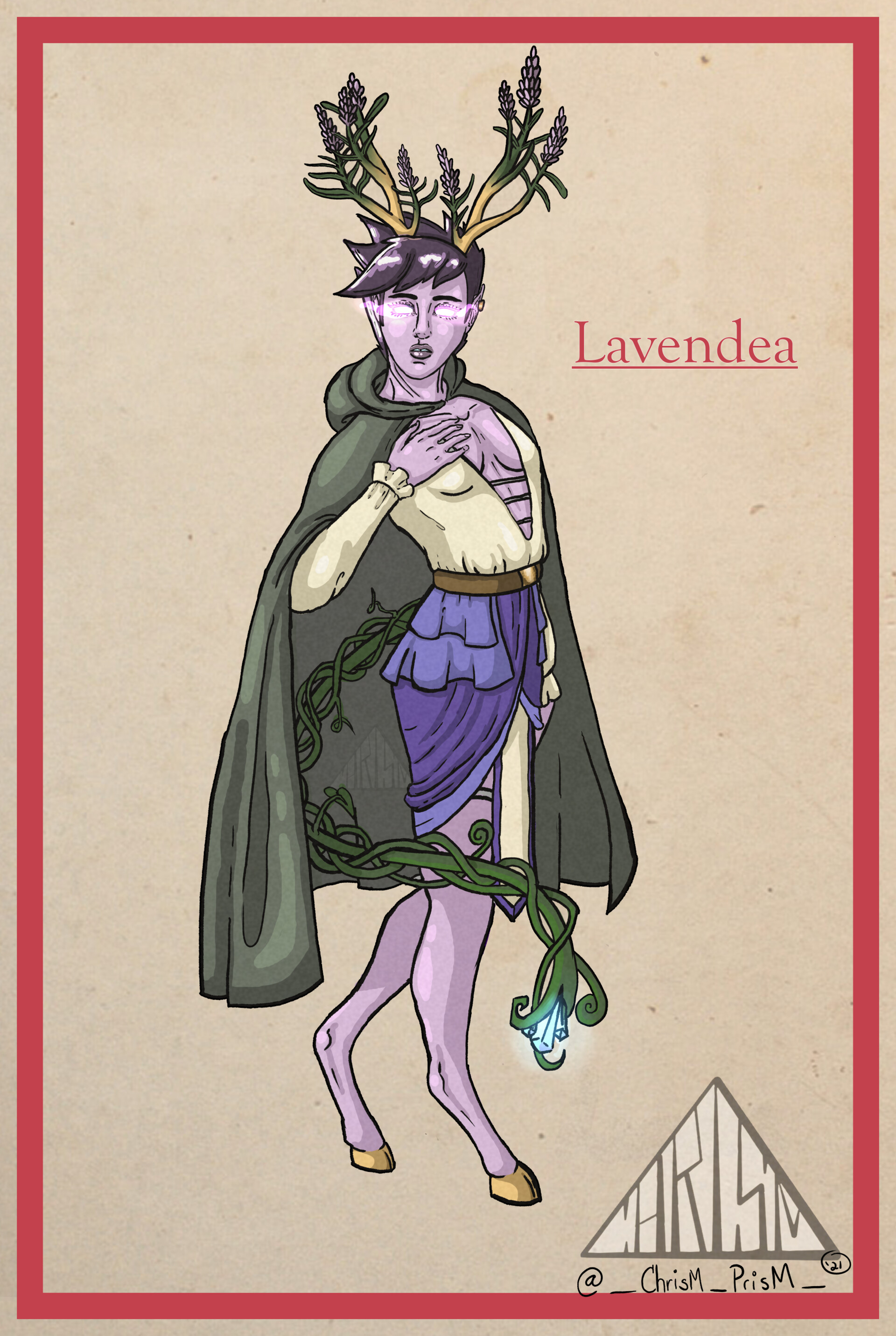 ArtStation - Lavendea, Feytouched Tiefling