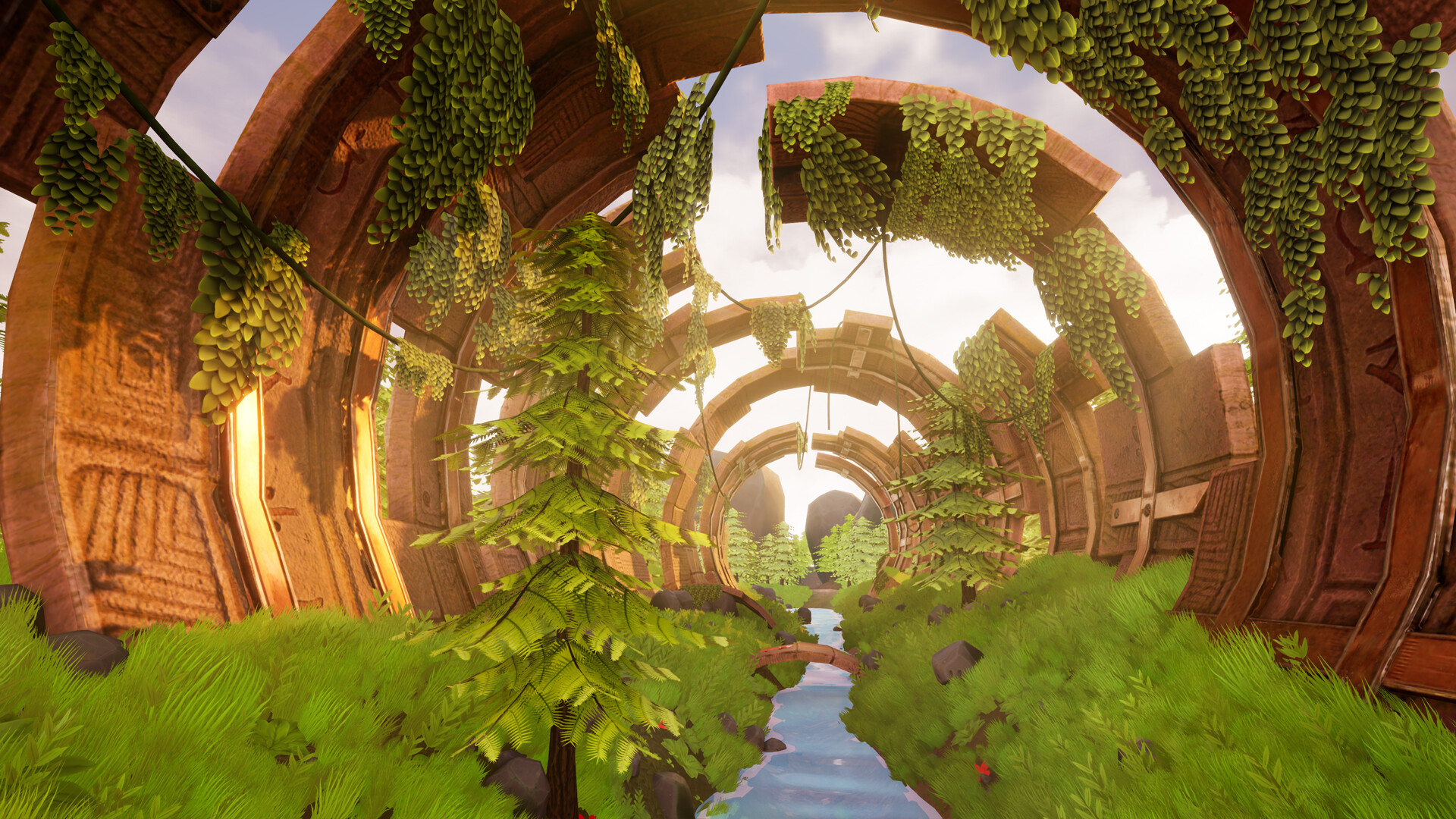 ArtStation - Stylized Medieval Environment (Sunset)