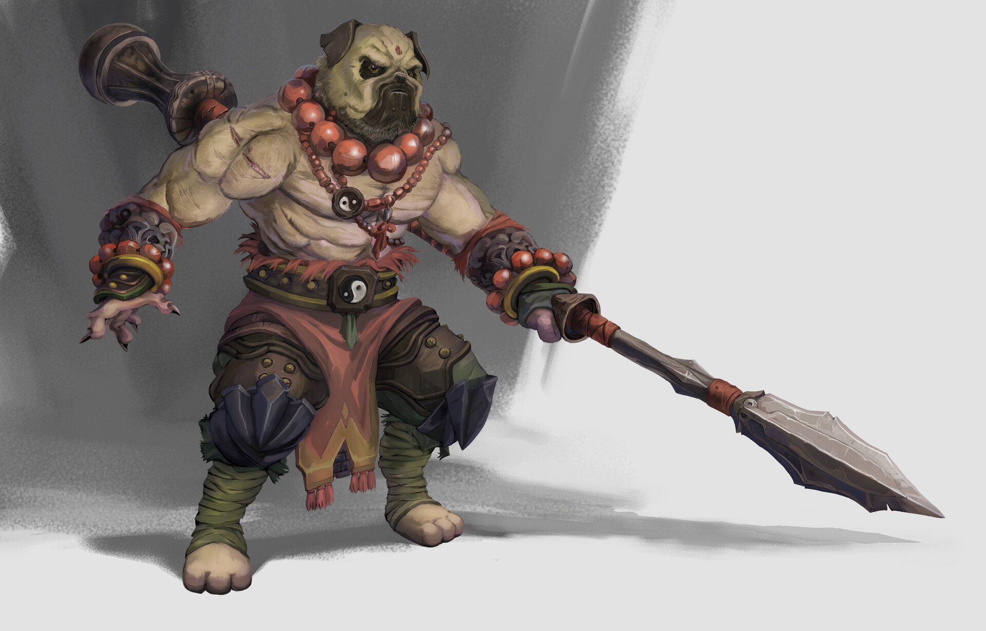 ArtStation - Pug warrior
