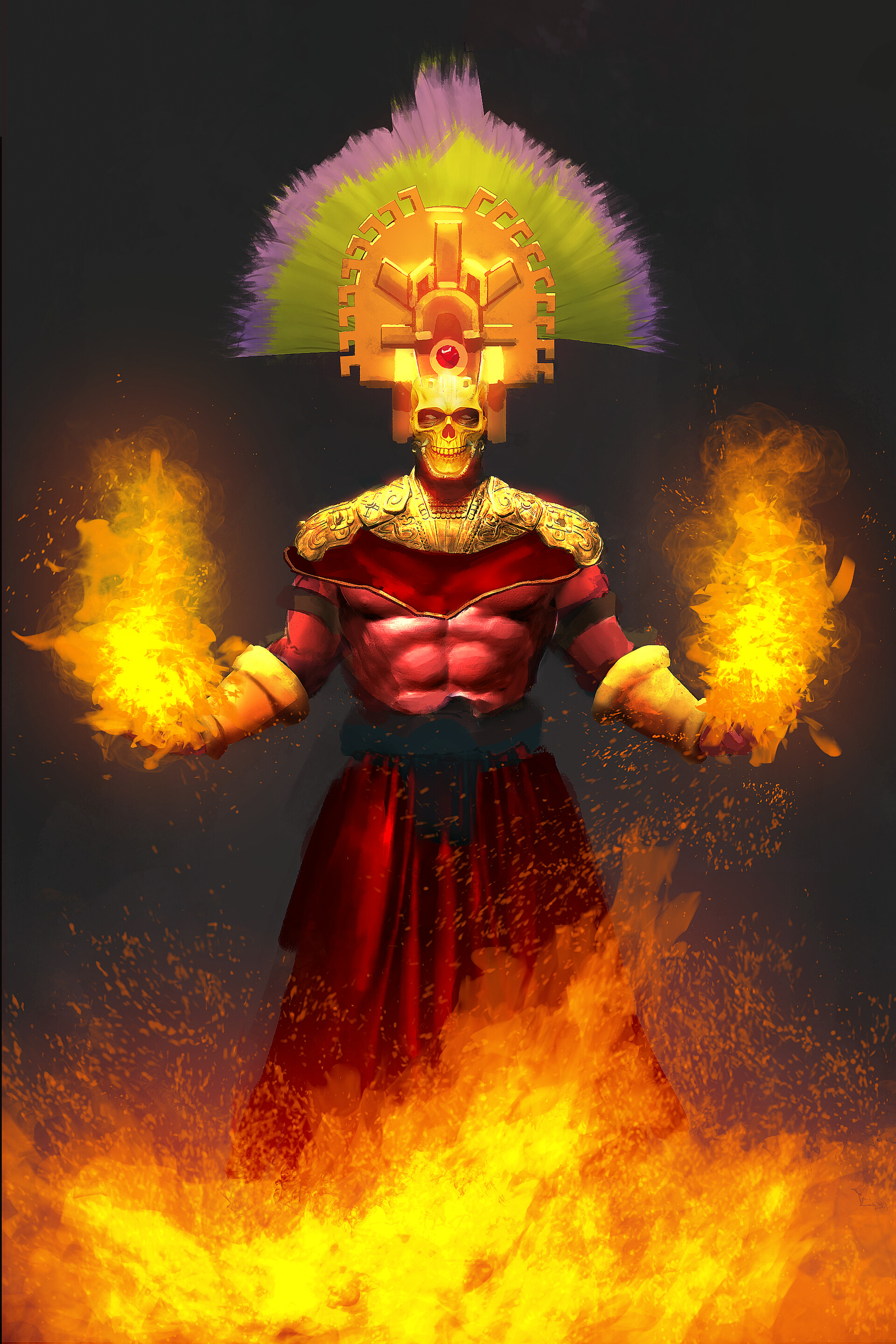 ArtStation - Fire lord