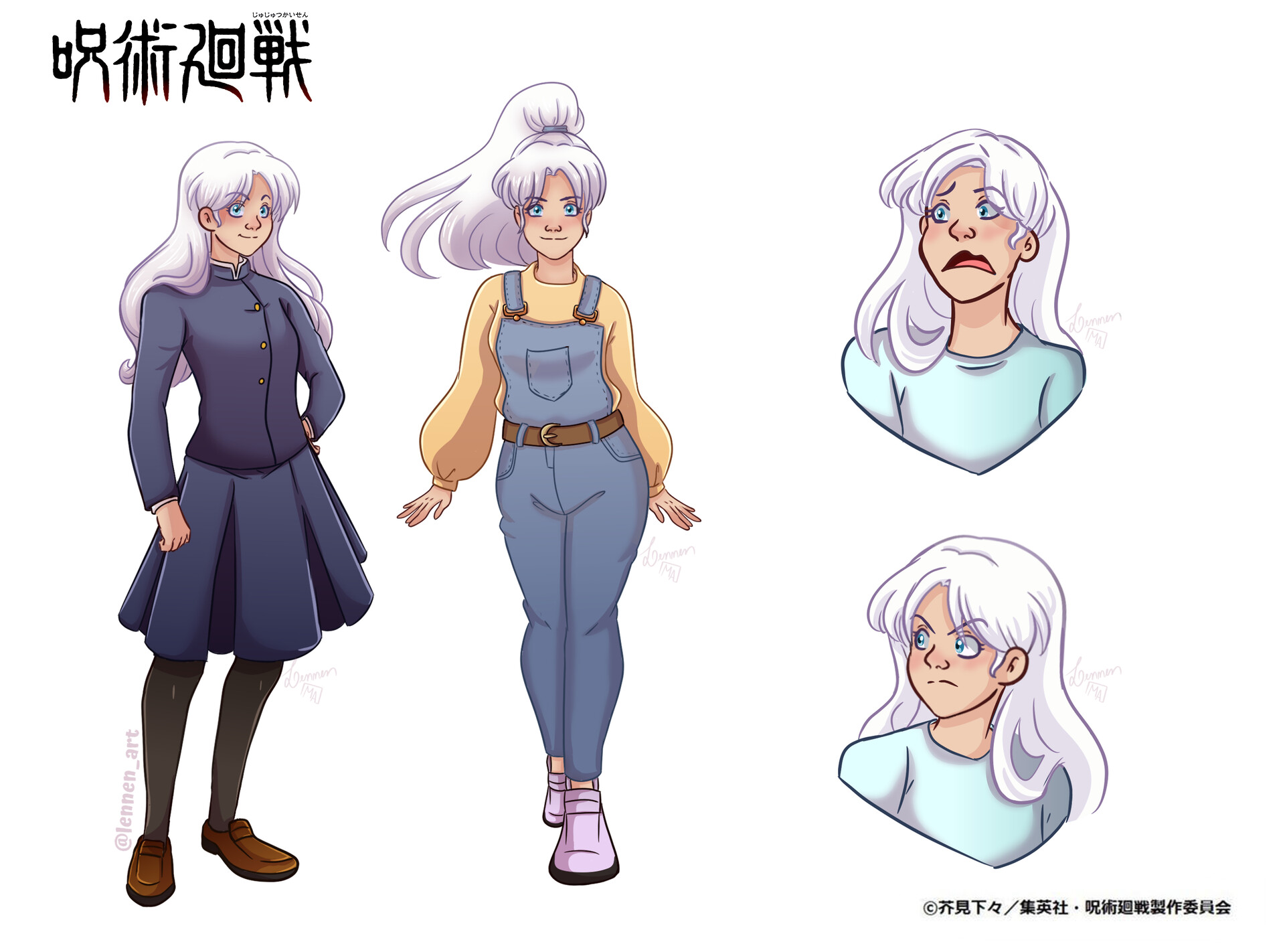 ArtStation - Harumi Gojo (Original Character)