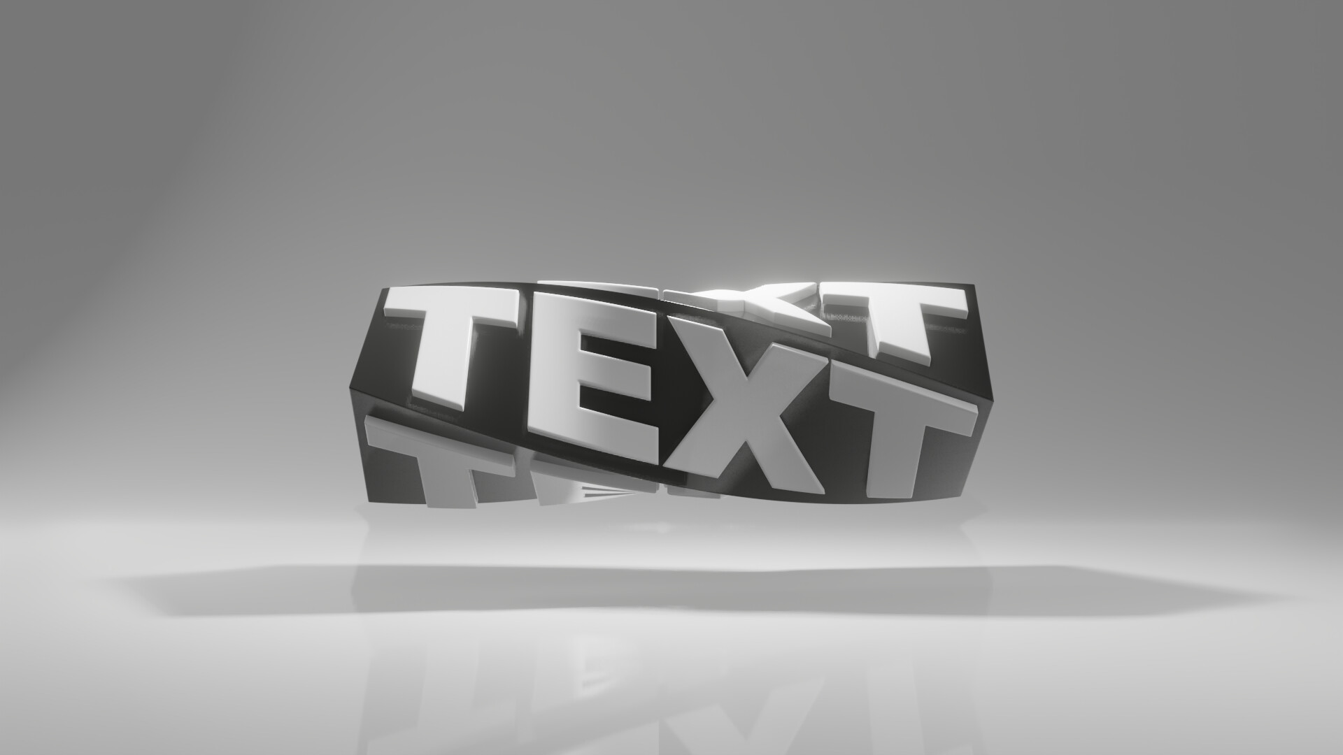 ArtStation - Static render of first experience in typographic animation