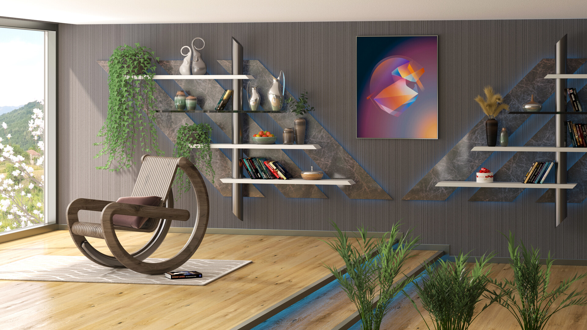 ArtStation - EQUILIBRIUM rocking chair