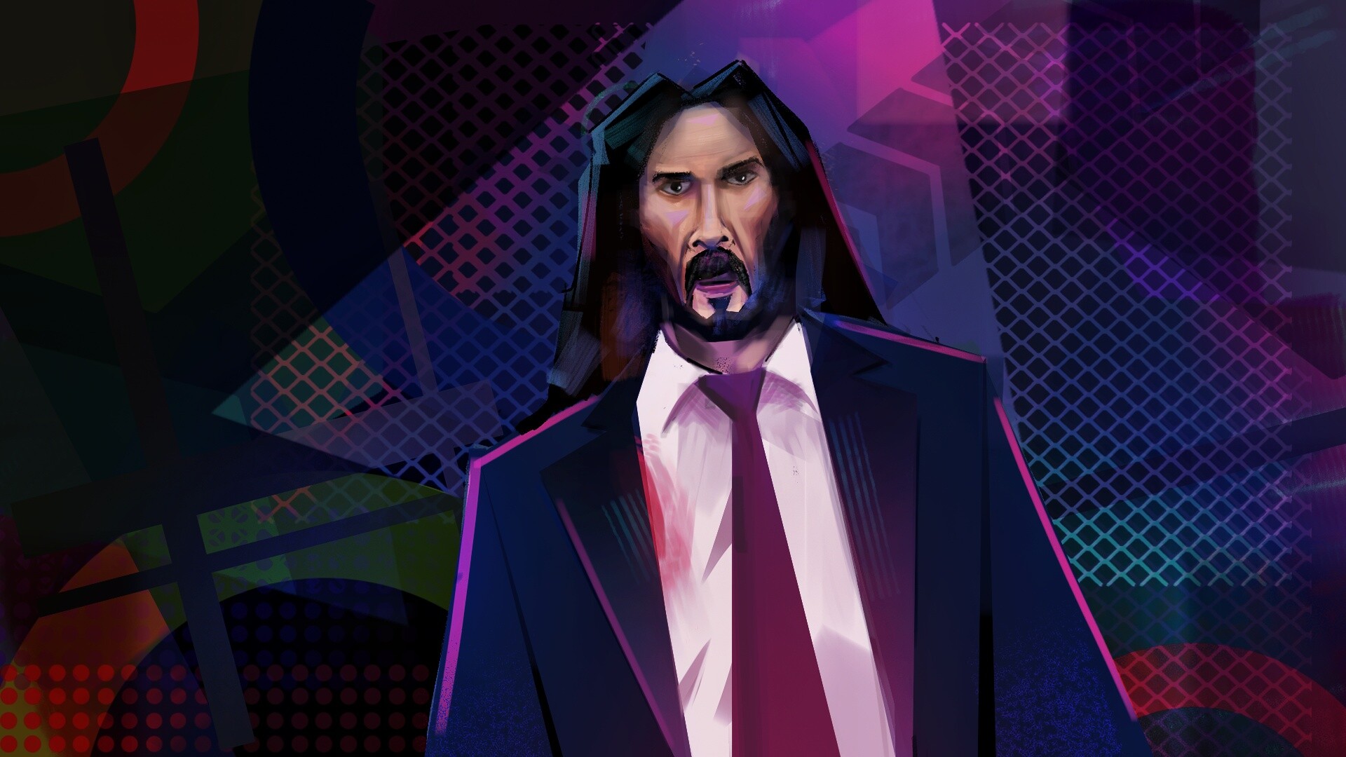ArtStation - Stylized John Wick