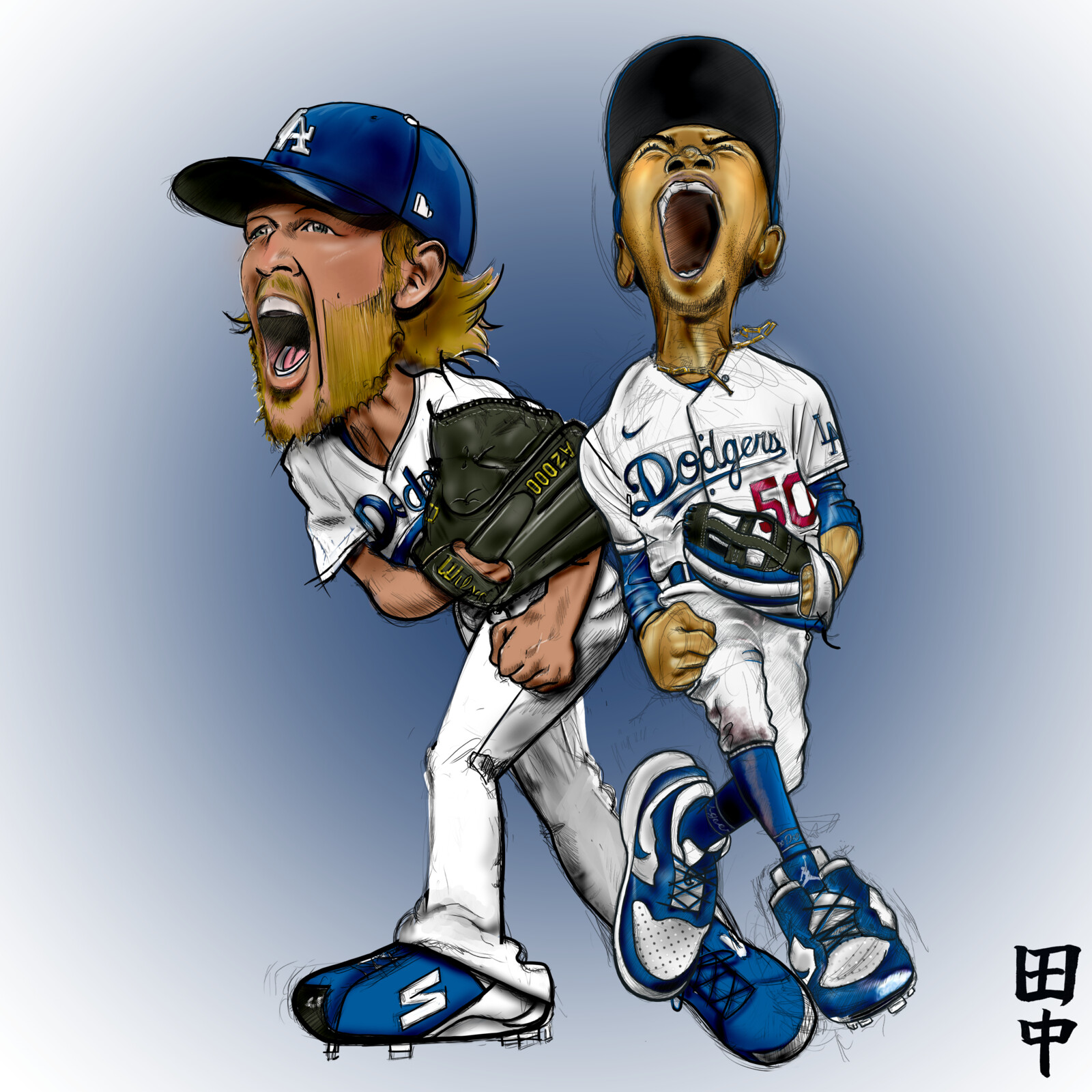 Steve Tanaka - Finished Clayton Kershaw and combined him with Mookie ...