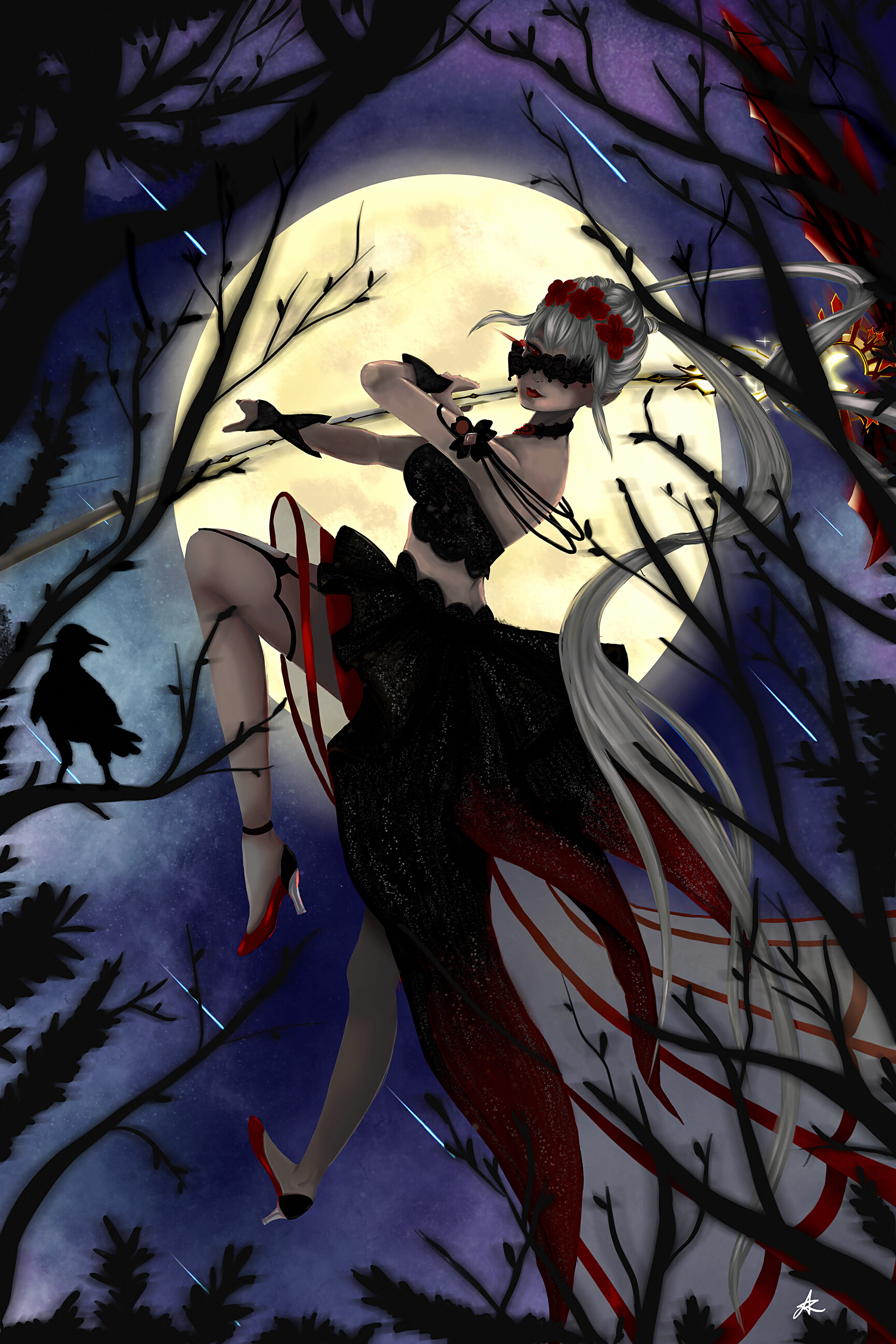 ArtStation - Dragon Raja - Moon Goddess