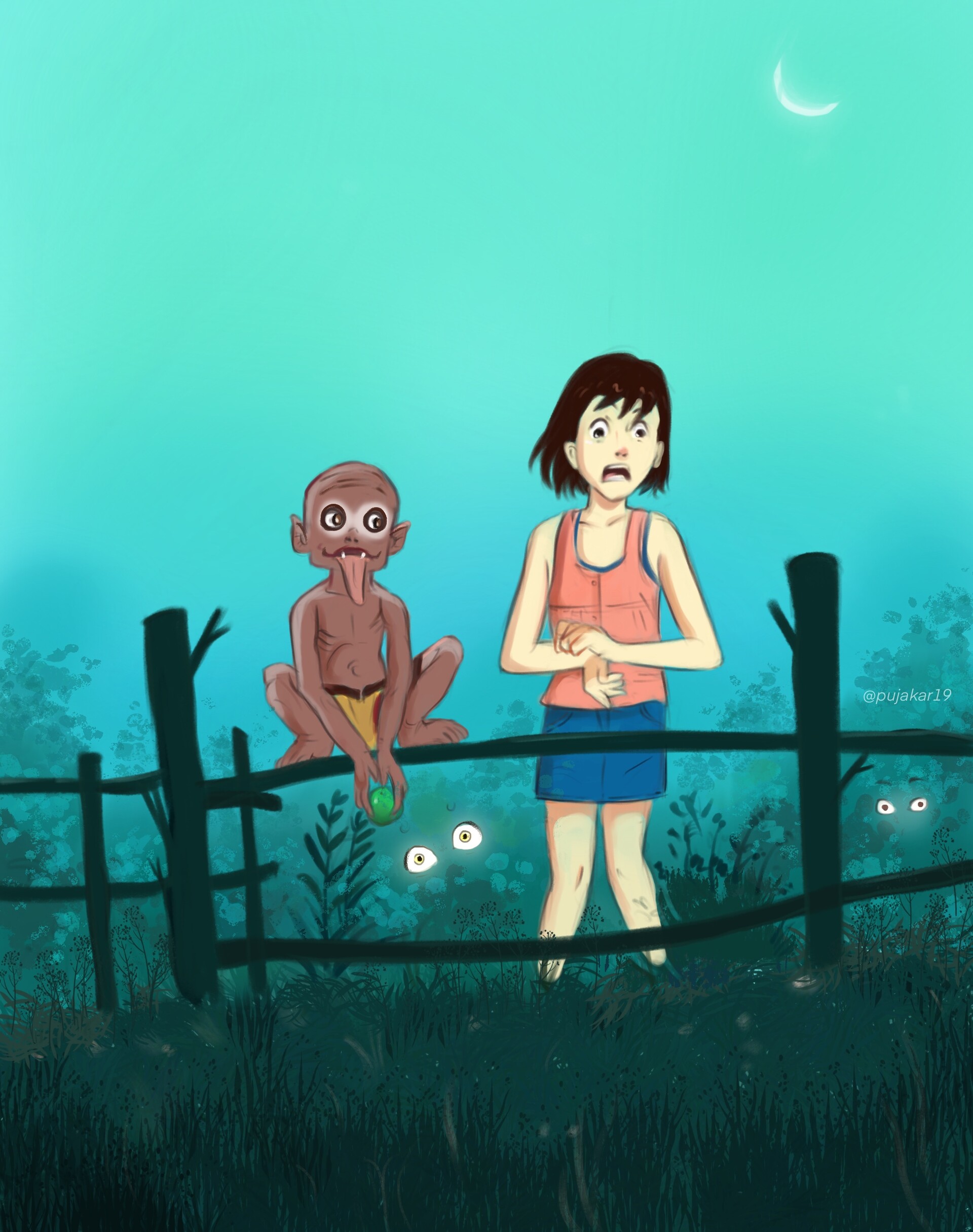 ArtStation - Letter to Momo fanart