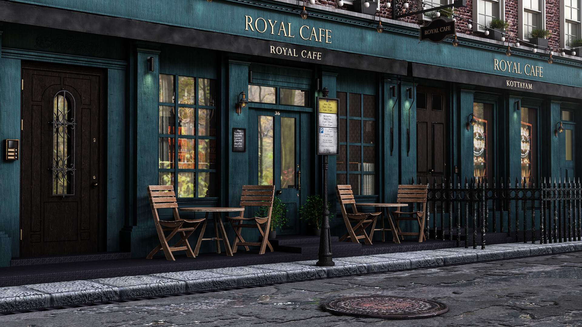 ArtStation - Royal Cafe