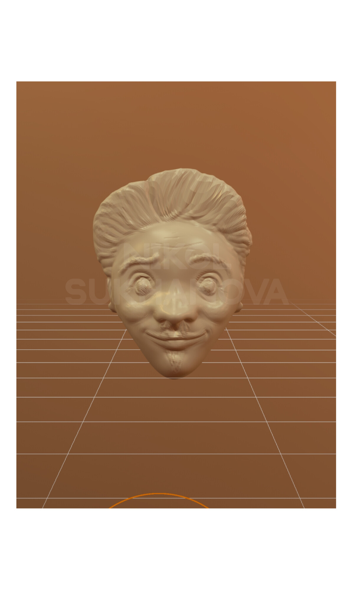 ArtStation - MY FIRST 3D CHARACTER/MODEL (without painting) - 2021