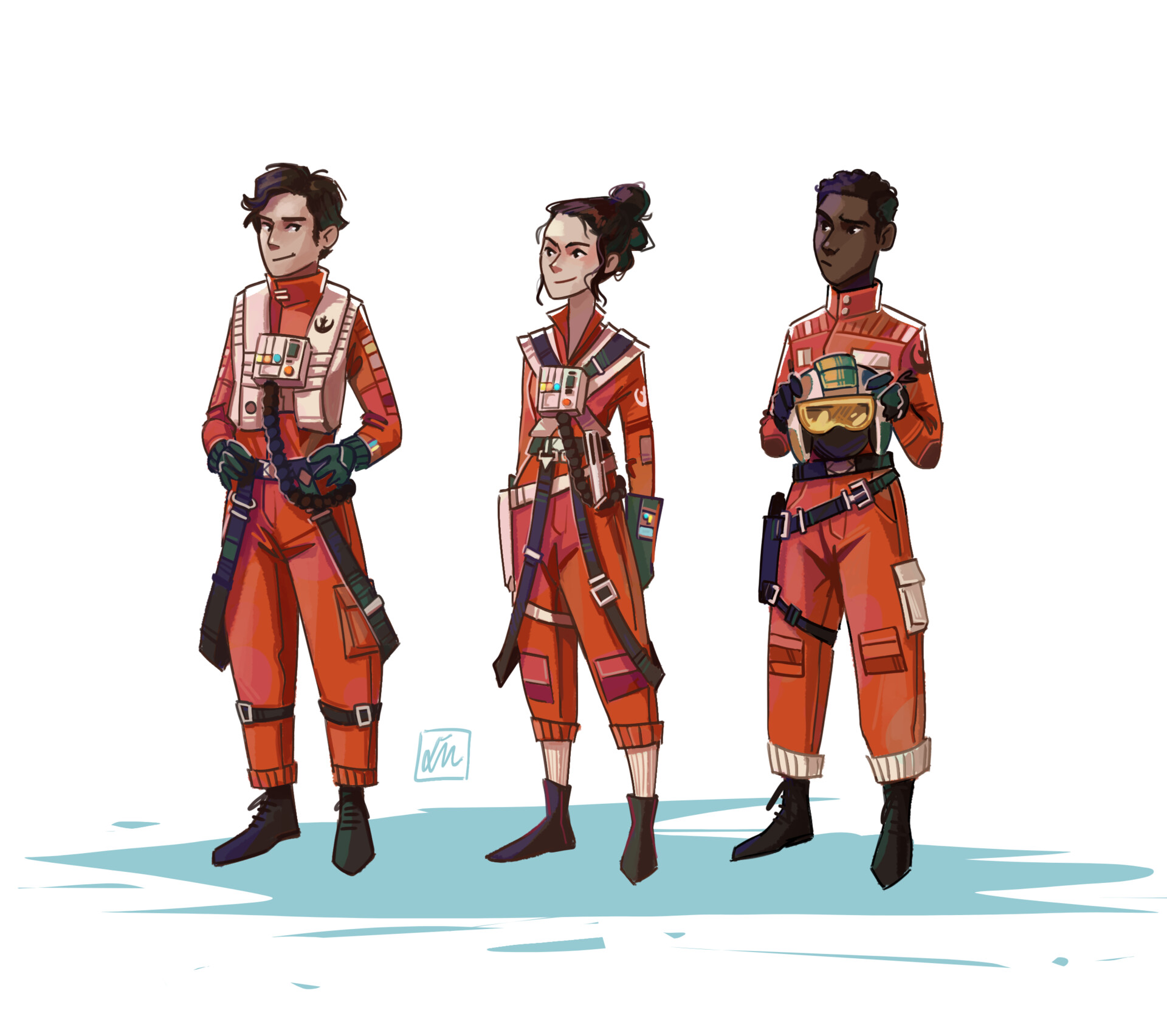 ArtStation - Resistance pilots