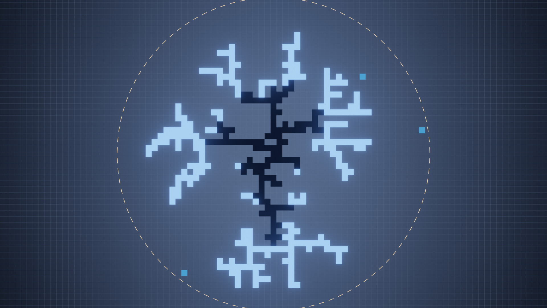 ArtStation - Diffusion-limited aggregation (DLA)