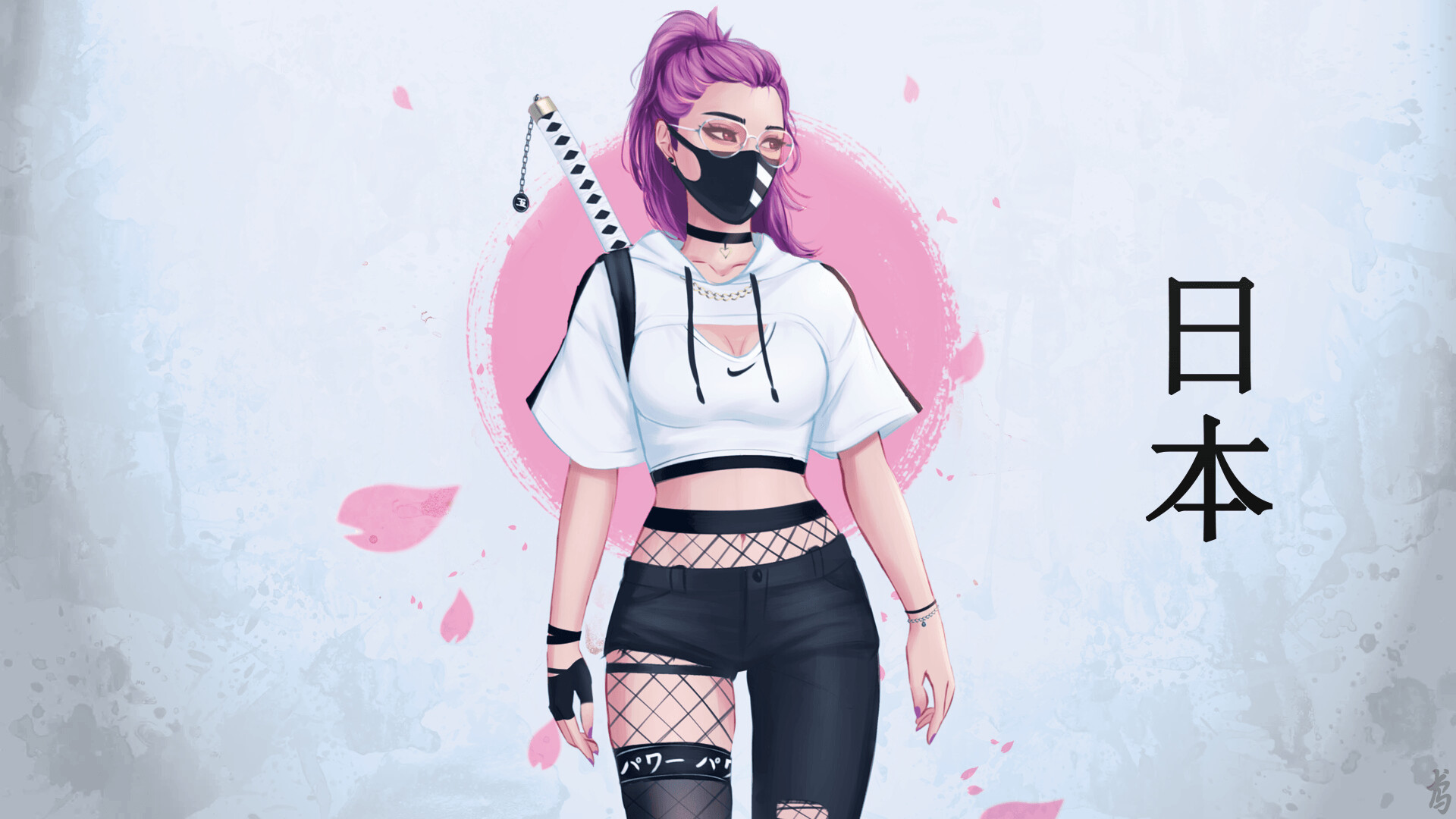 Artstation Katana Girl Wallpaper