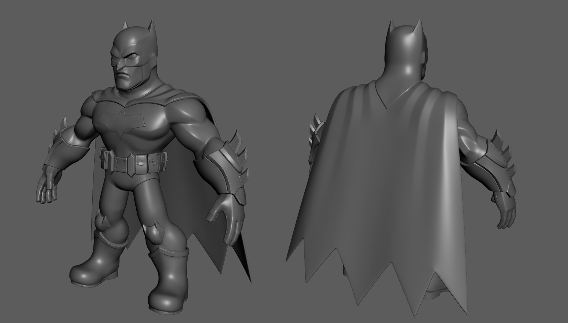 Joseon Zhao - Batman remade from ingame modeling