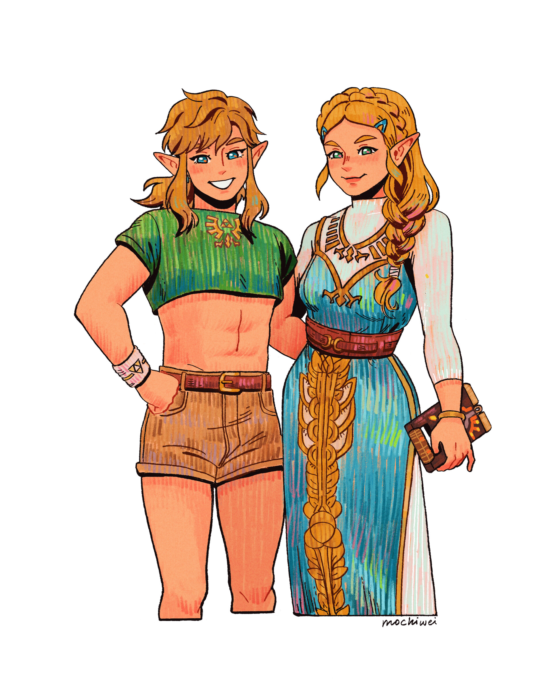 ArtStation - TLOZ Link Crop Top