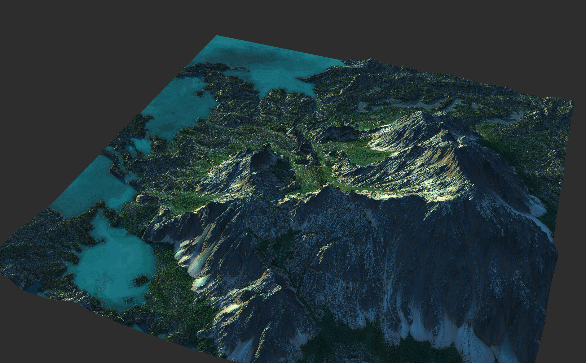 ArtStation - Terrain environment exercise