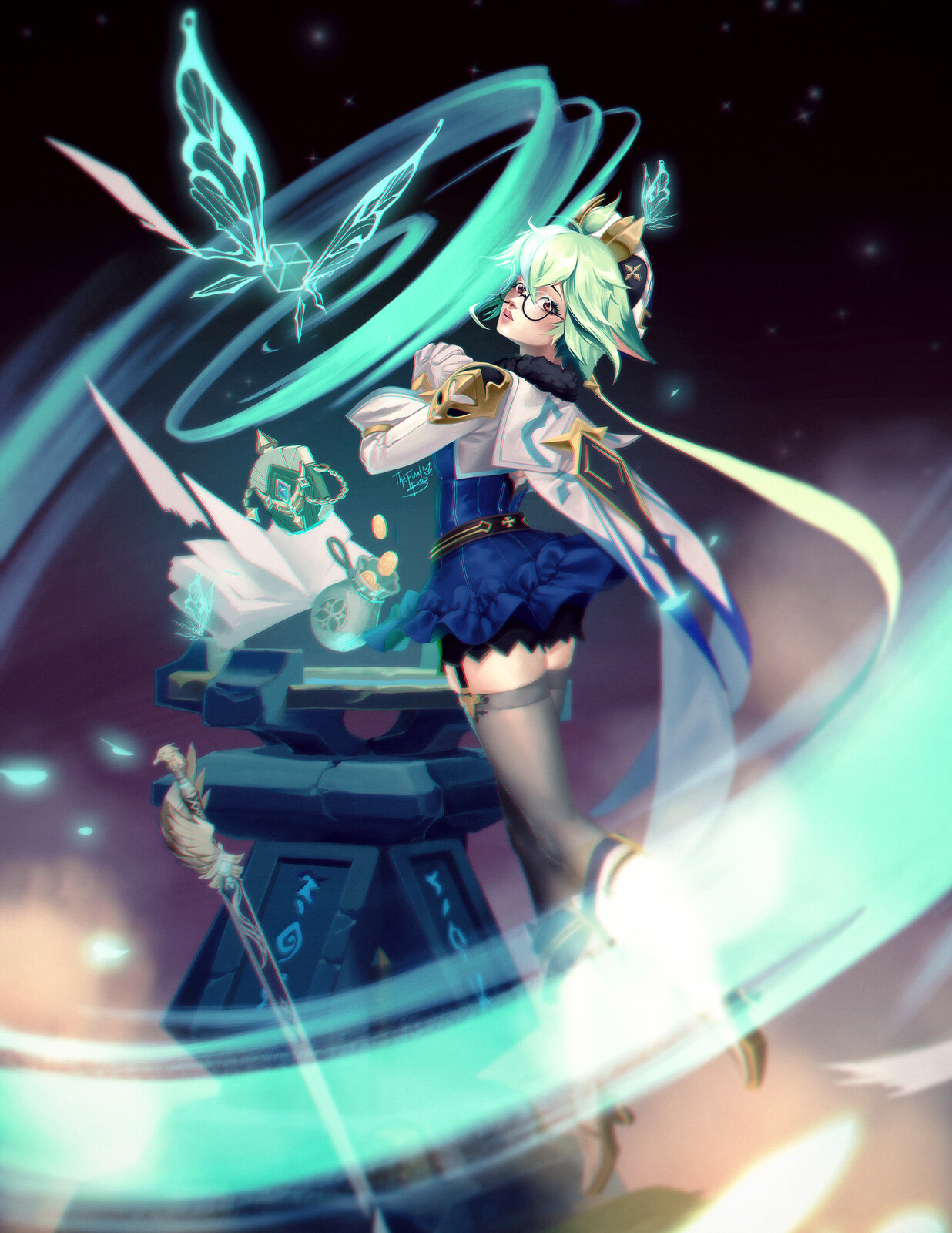 Michelle Bos - Genshin Impact Zine: The Magician