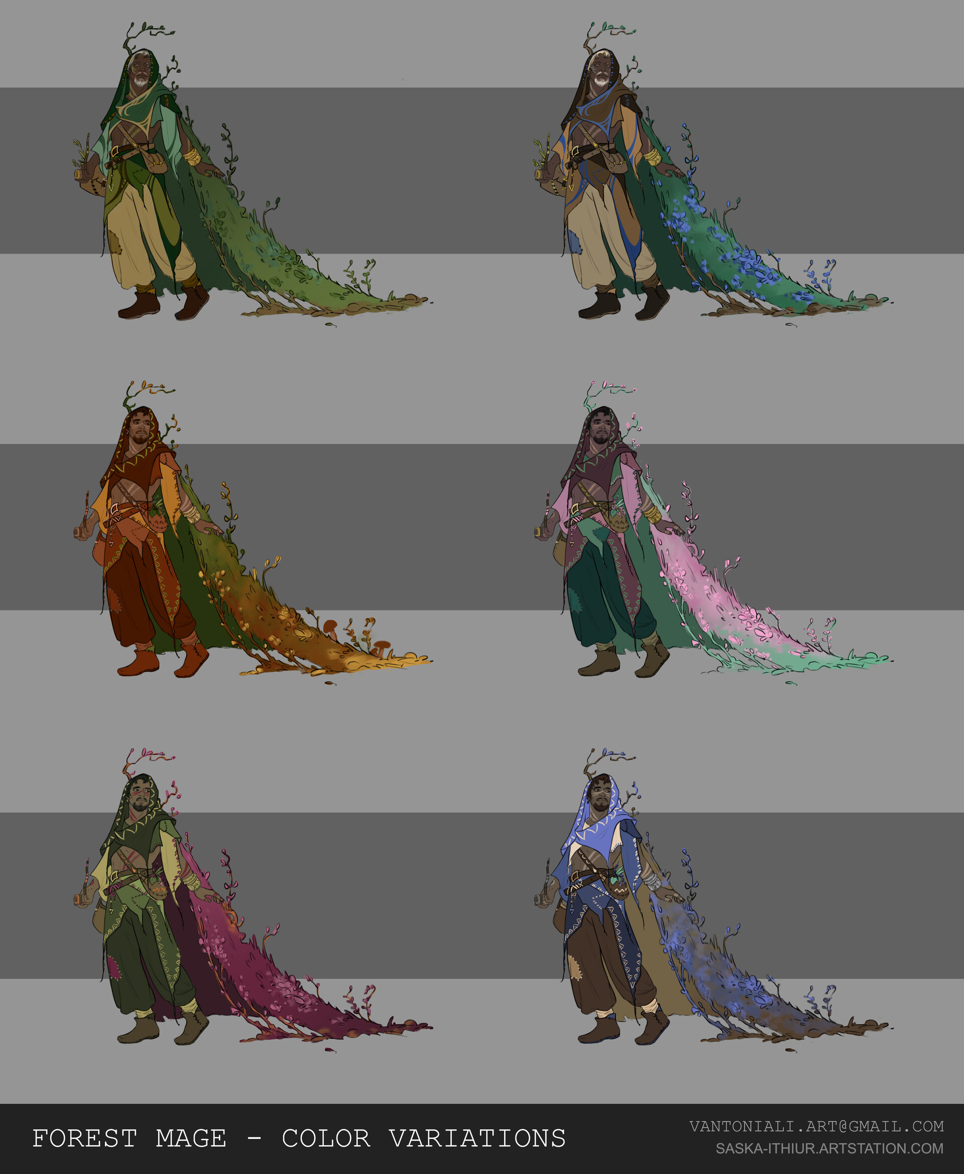 ArtStation - Nature's Aegis - Character Design