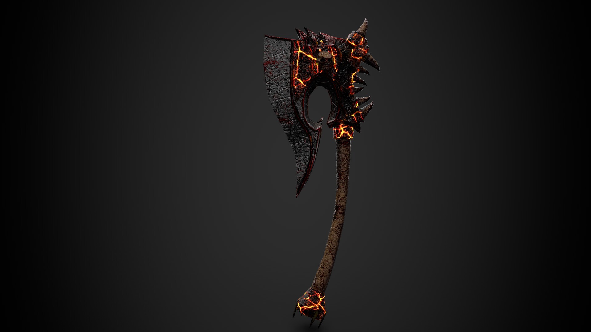 ArtStation - Axe of the demon.