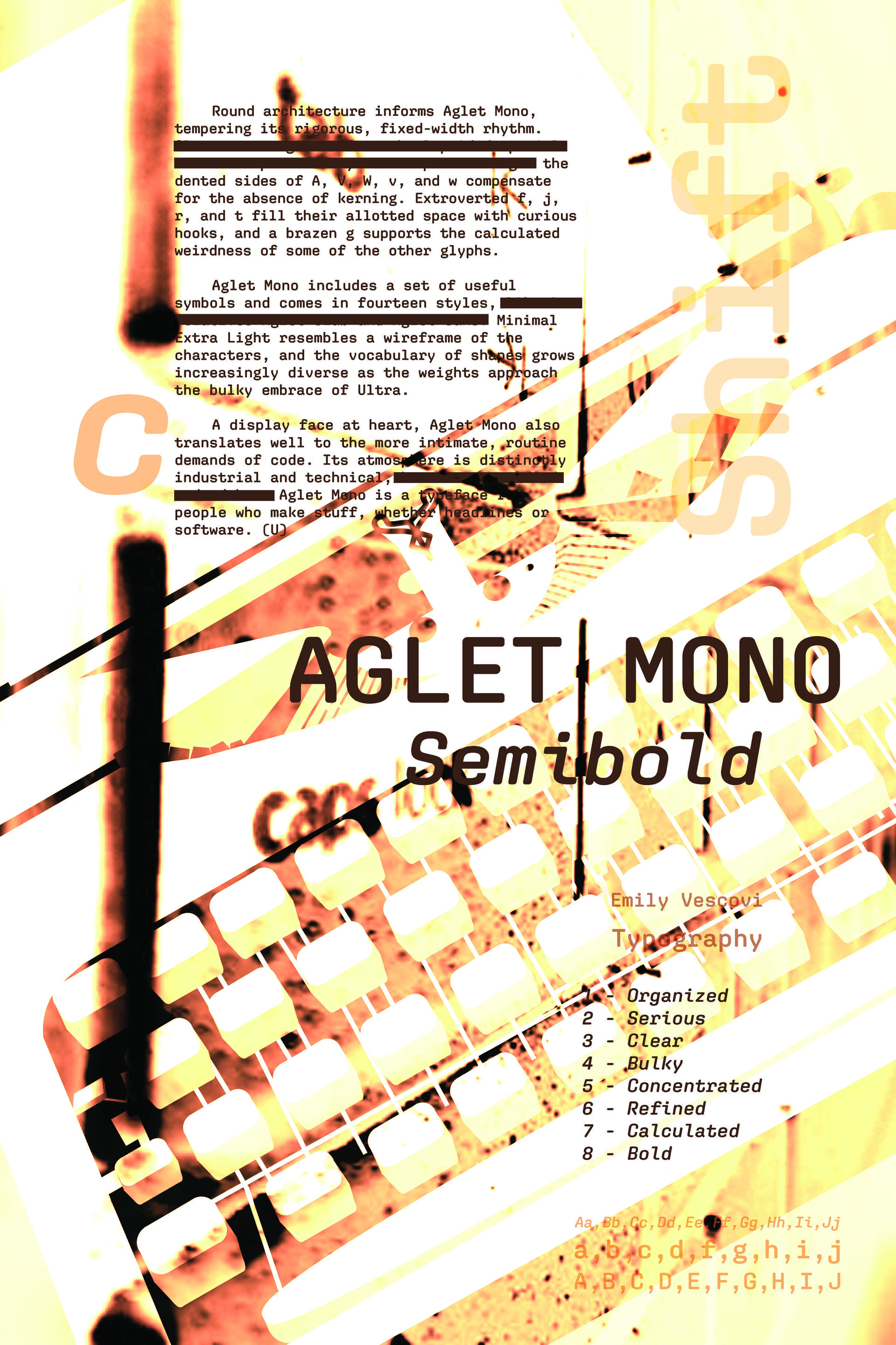 ArtStation - Aglet Mono: Type and Image Posters