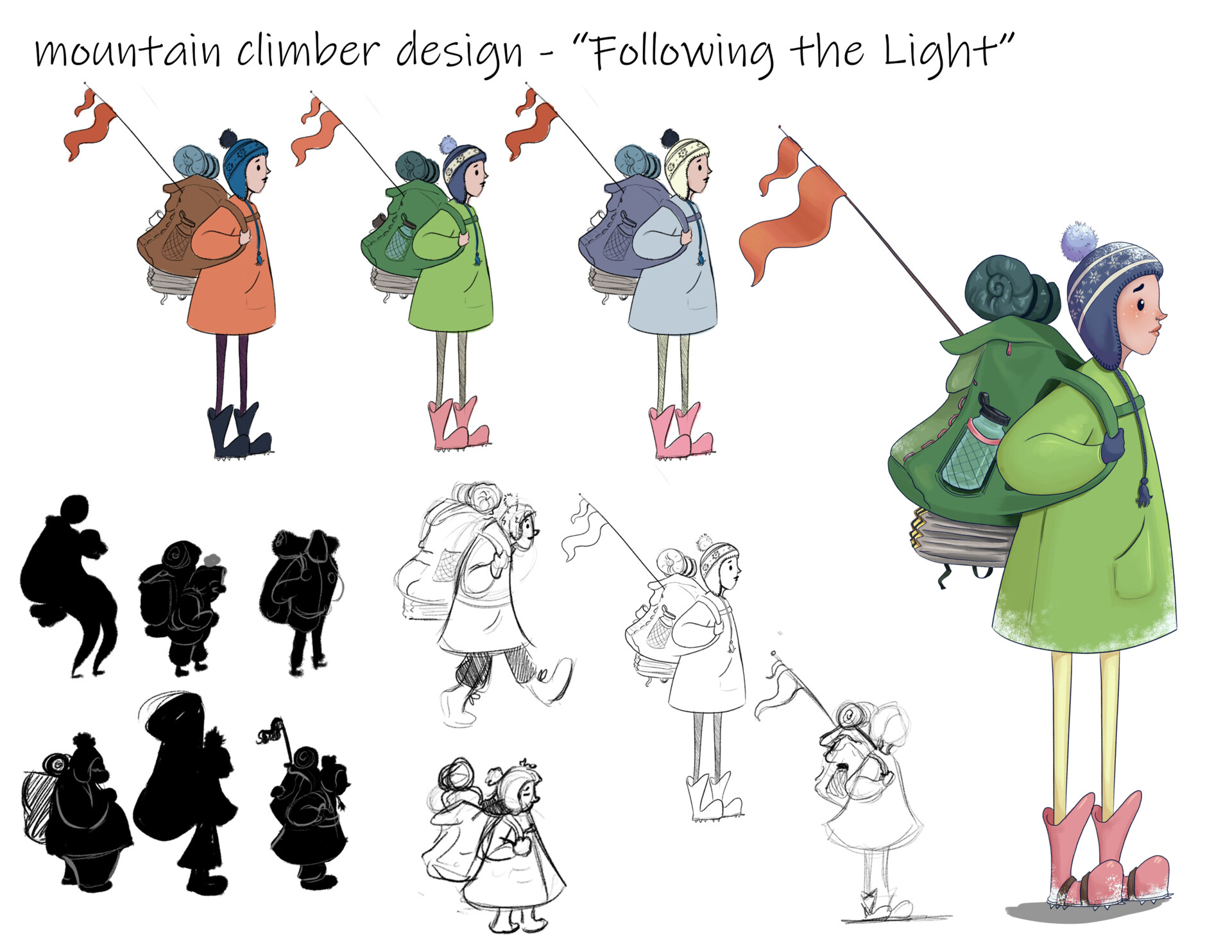 ArtStation - Mountain Climber Design